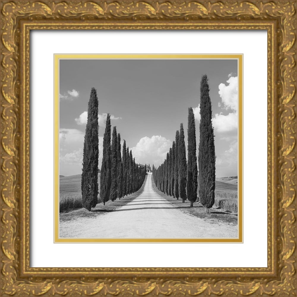 Krahmer, Frank 20x20 Gold Ornate Wood Framed with Double Matting Museum ...