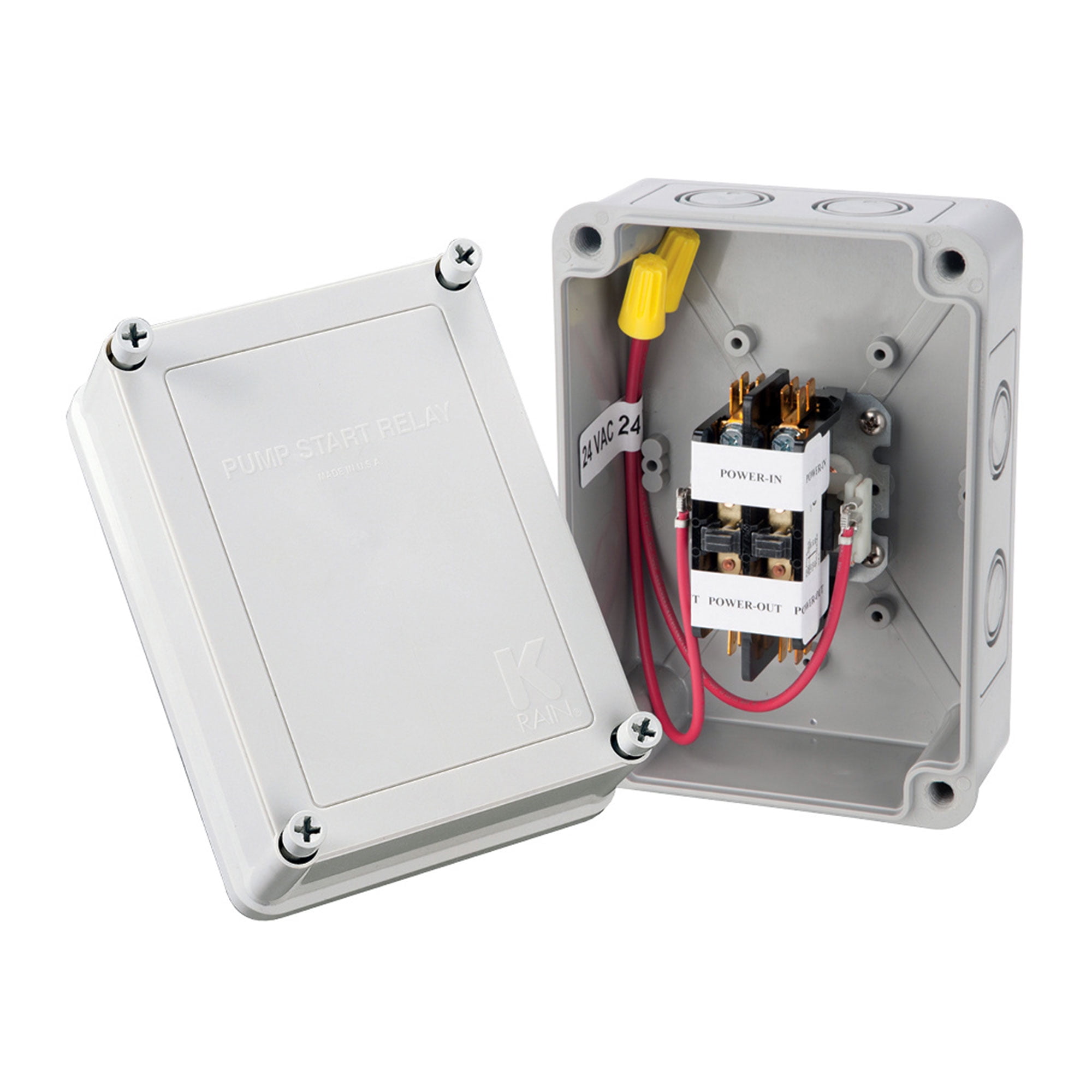 Krain Pump Start Relay 3 HP at 110v/220v 24v Coil for Pumps / 1522 ...