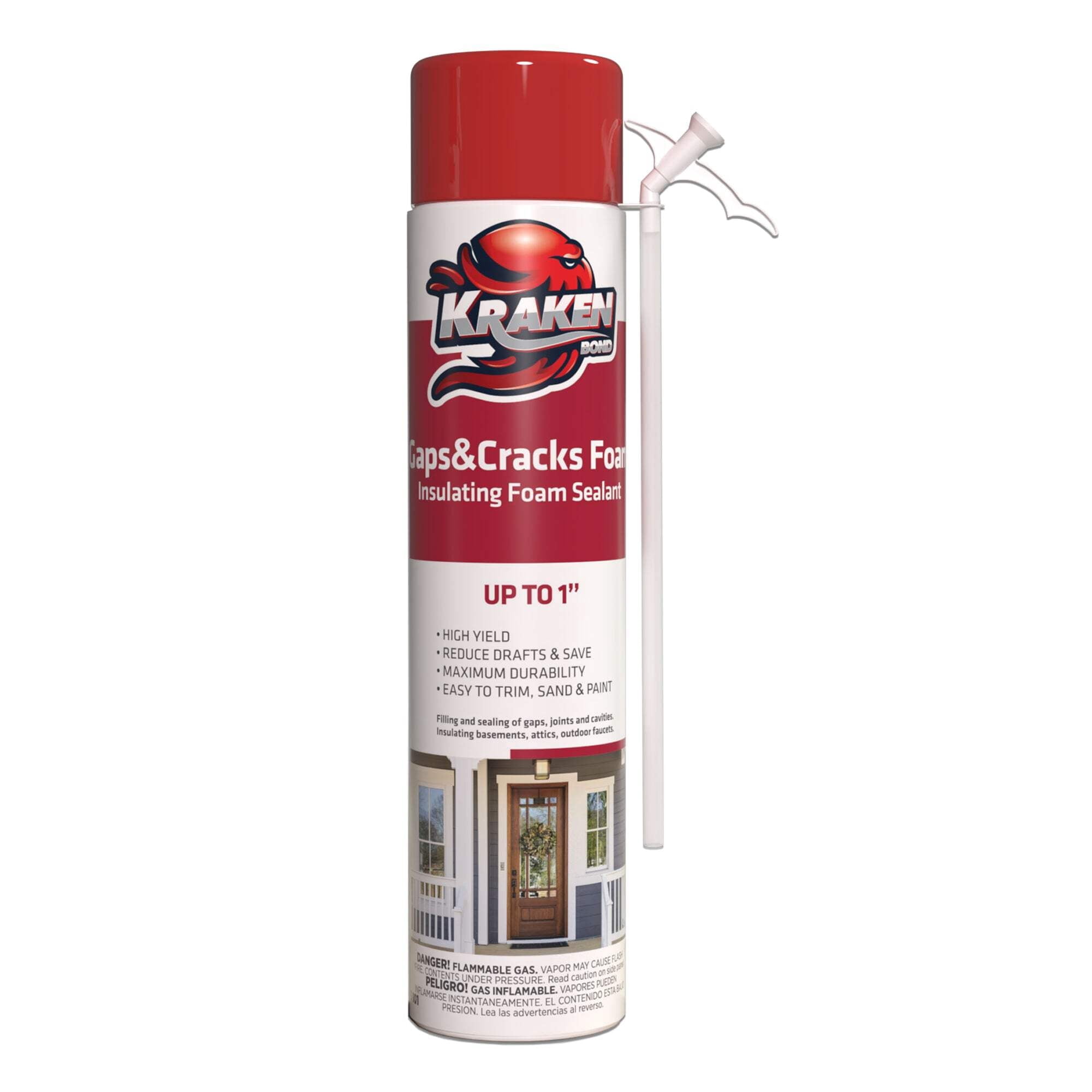 Kraken Bond Gaps & Cracks Filler Straw Foam, Insulating Foam Sealant ...