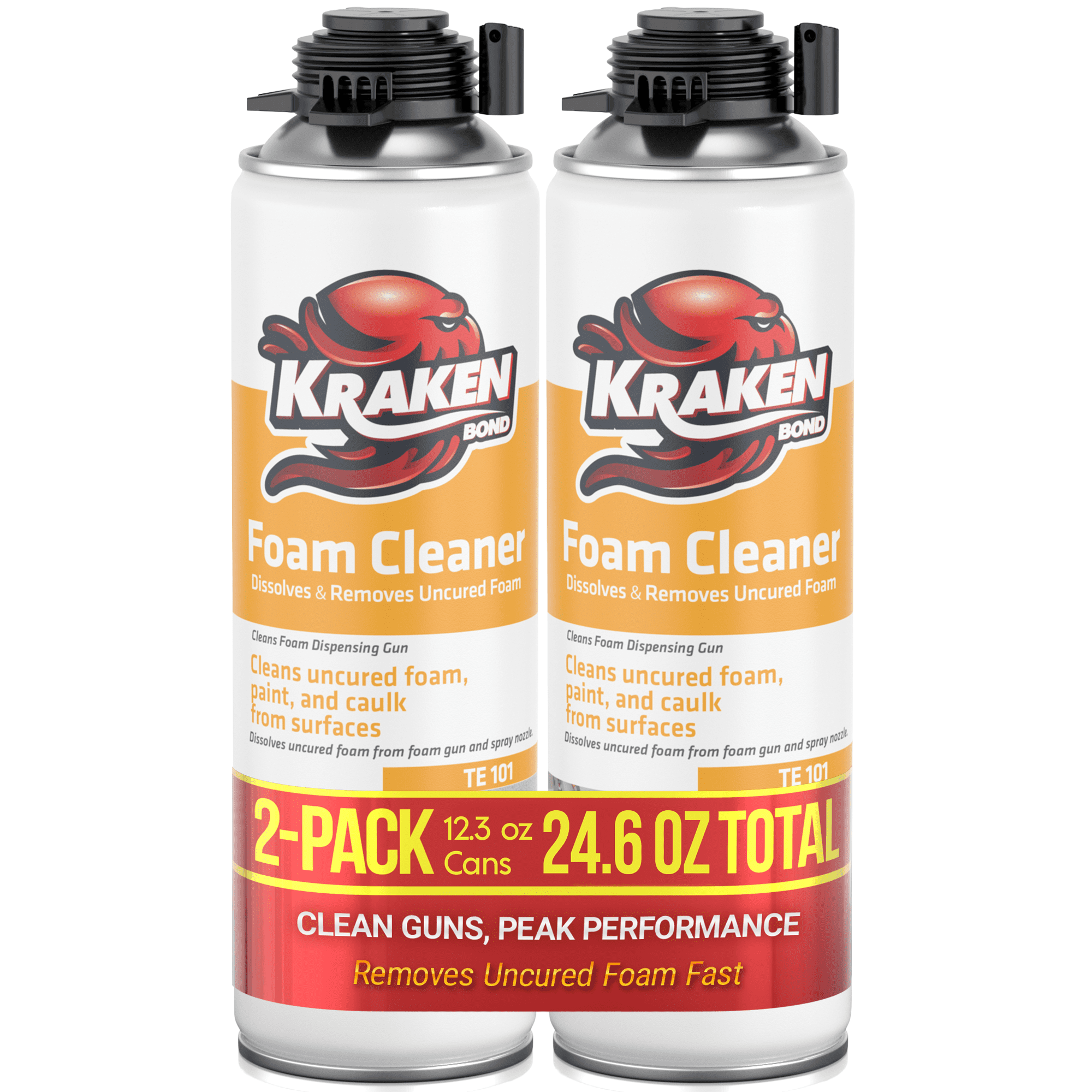 Kraken Bond Polyurethane Spray Foam & Gun Cleaner - Solvent-Based ...