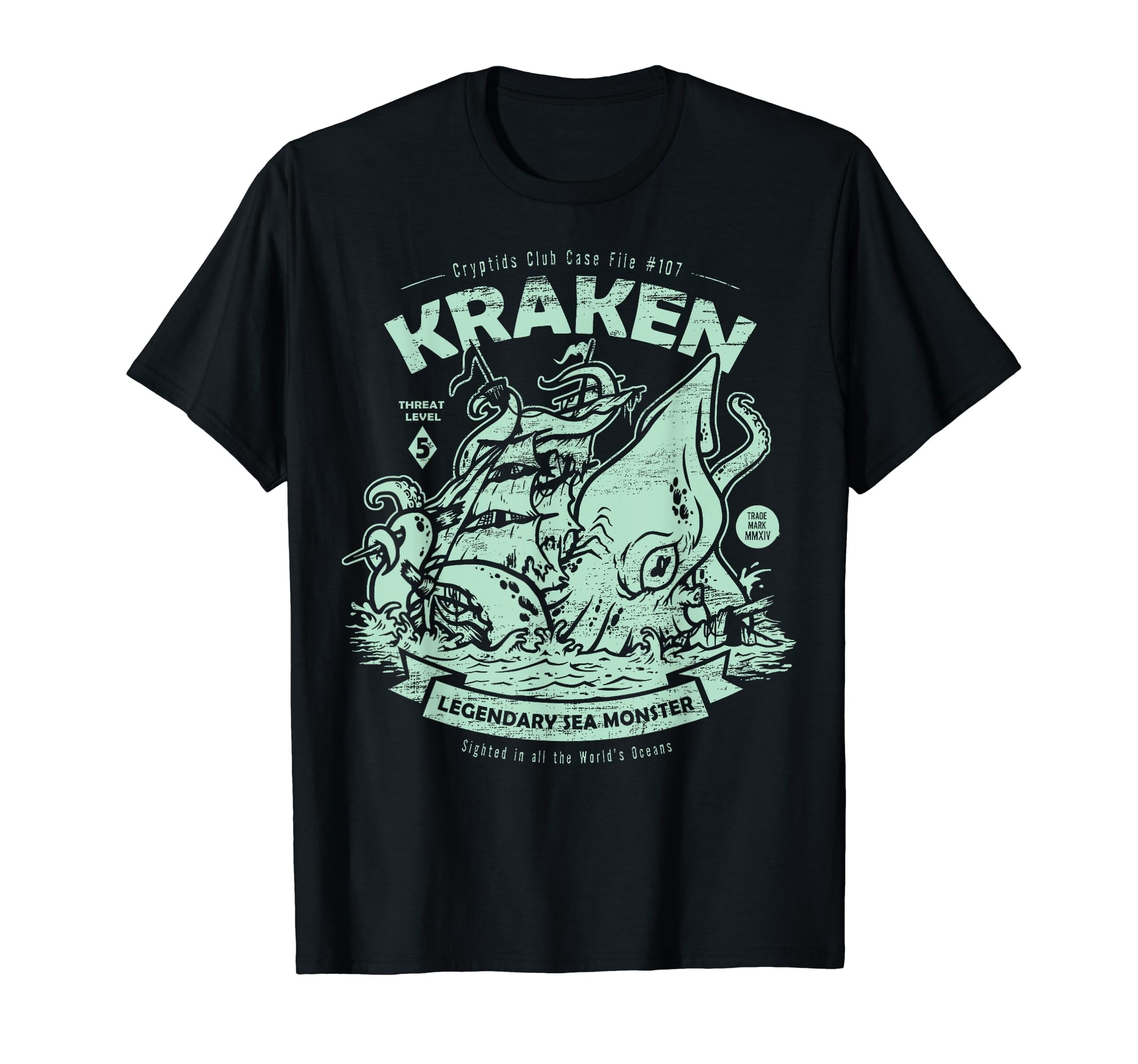 Kraken-Cryptids Club Legendary Sea Monster T-Shirt - Walmart.com