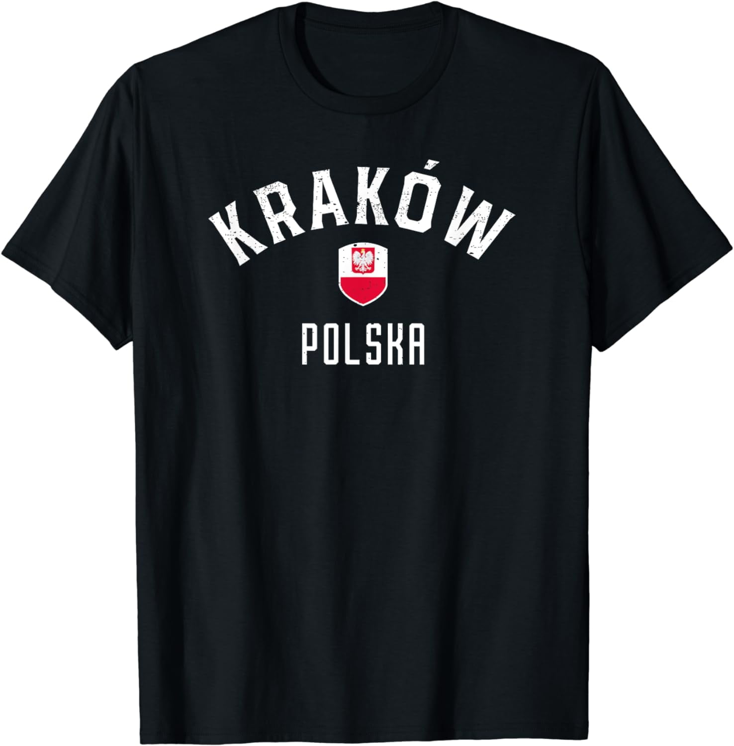 Krakow Poland T-Shirt - Polish Flag Krakow Polska Tee - Walmart.com