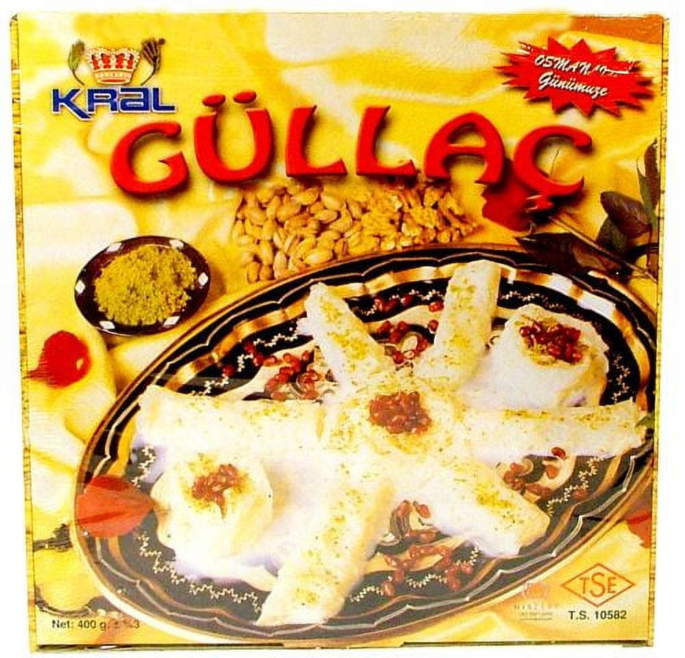 Kral Specialty Turkish Dessert – 12oz (Güllaç) - Walmart.com