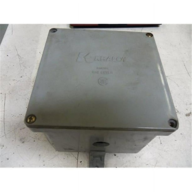 Kraloy Fittings 233408 PVC Junction Box - 6 x 6 x 4 in. - Walmart.com