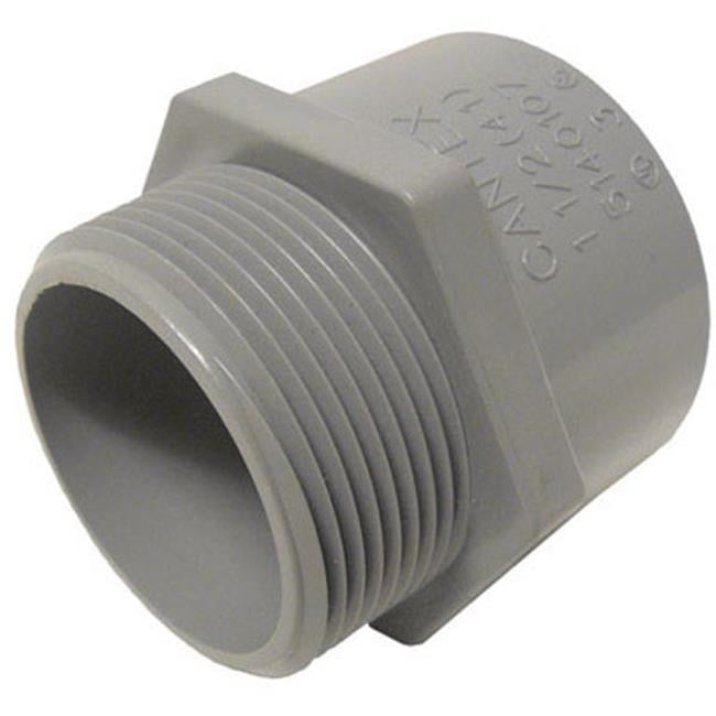 Kraloy Fittings 233408 PVC Terminal Adapter - 3.5 in. - Walmart.com