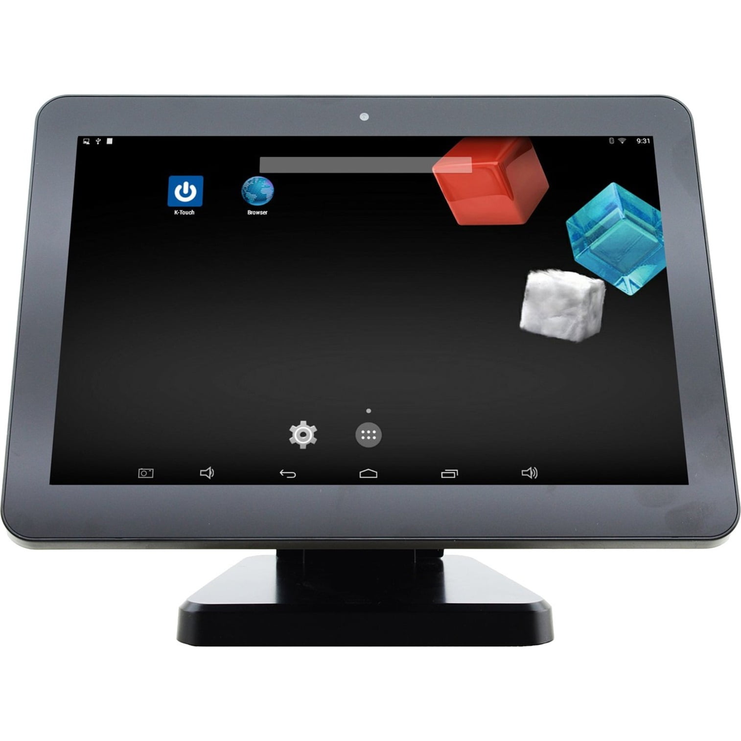 Kramer 10.1" Touchscreen All-In-One Computer, 2GB RAM, 8GB SSD, Android 4.4.4 KitKat, Black, KT ...