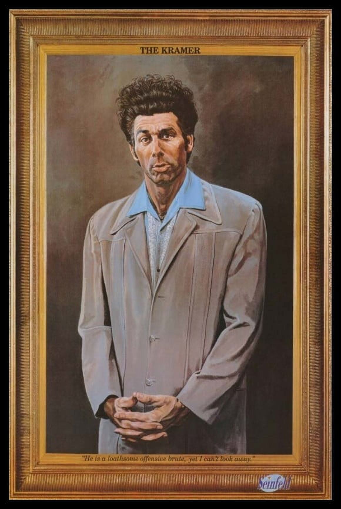 Kramer Seinfeld The Kramer Laminated & Framed Poster (24 x 36 ...