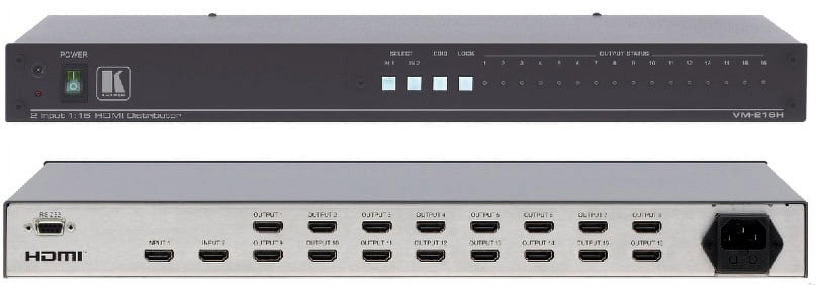 Kramer VM-216H 2 Input 1:16 HDMI Switchable Distribution Amplifier w/7 ...