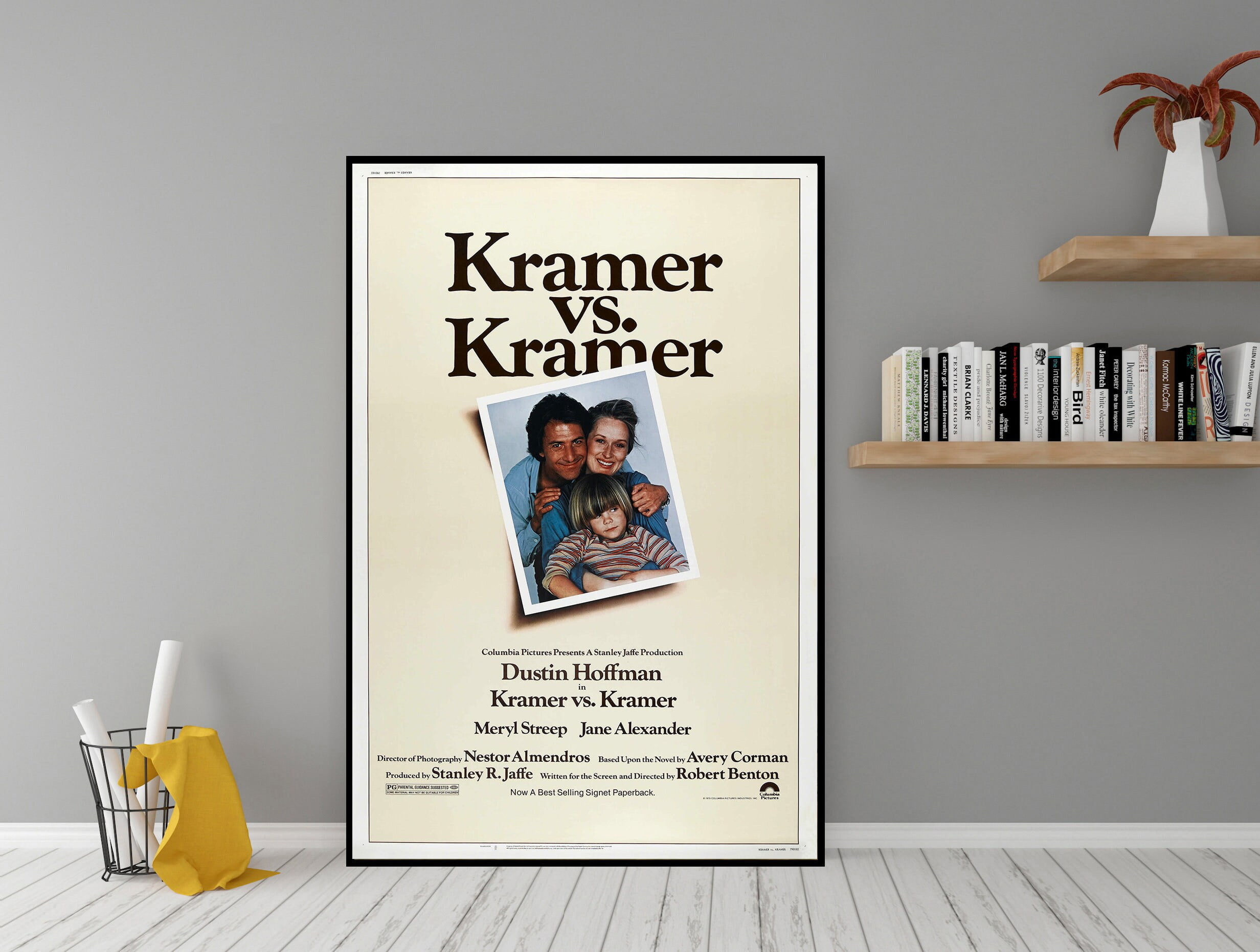 Kramer vs. Kramer Movie Poster - High Quality Canvas Wall Art - Room ...
