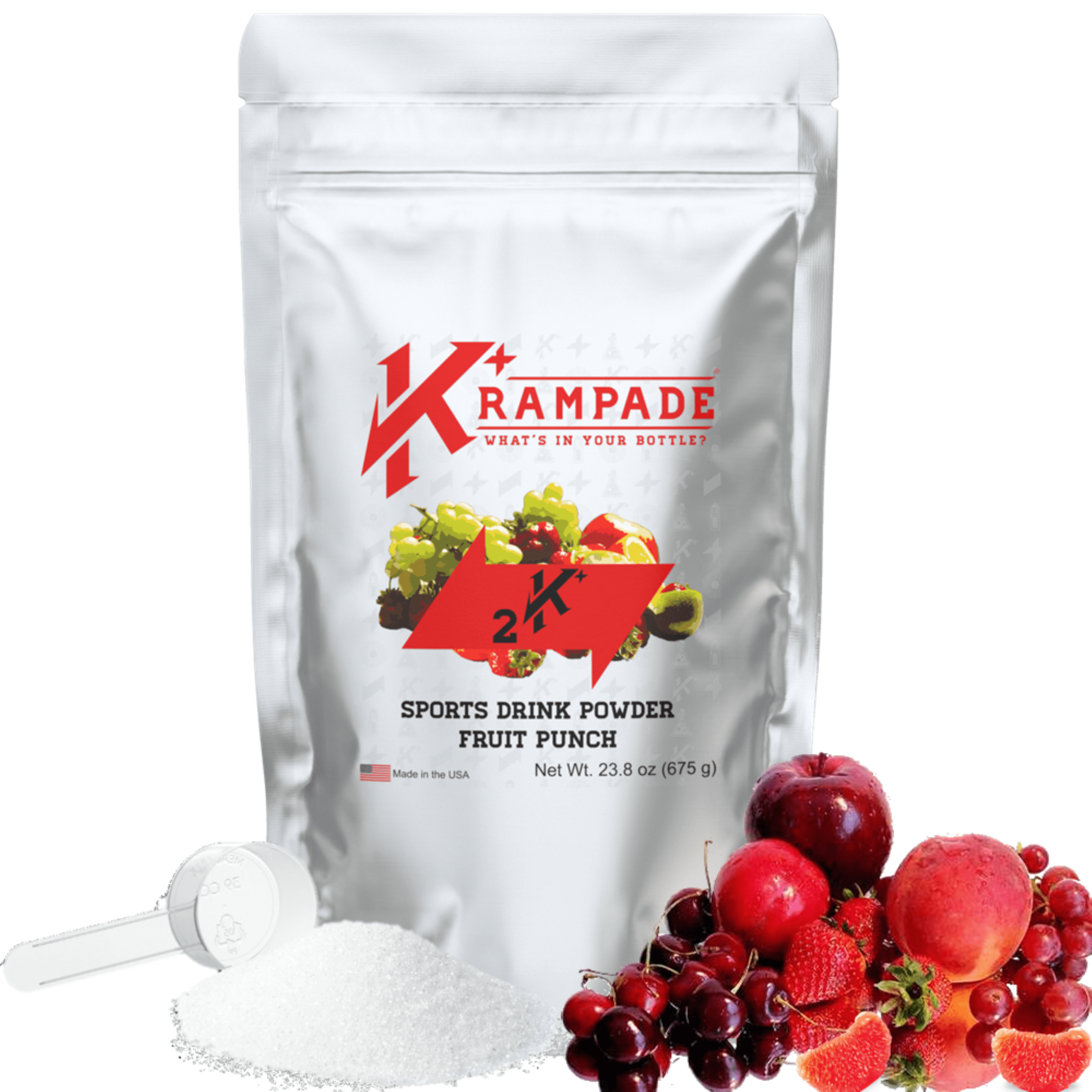 Krampade Electrolyte Powder Potassium Supplement - 2000 mg K+, >2x More ...