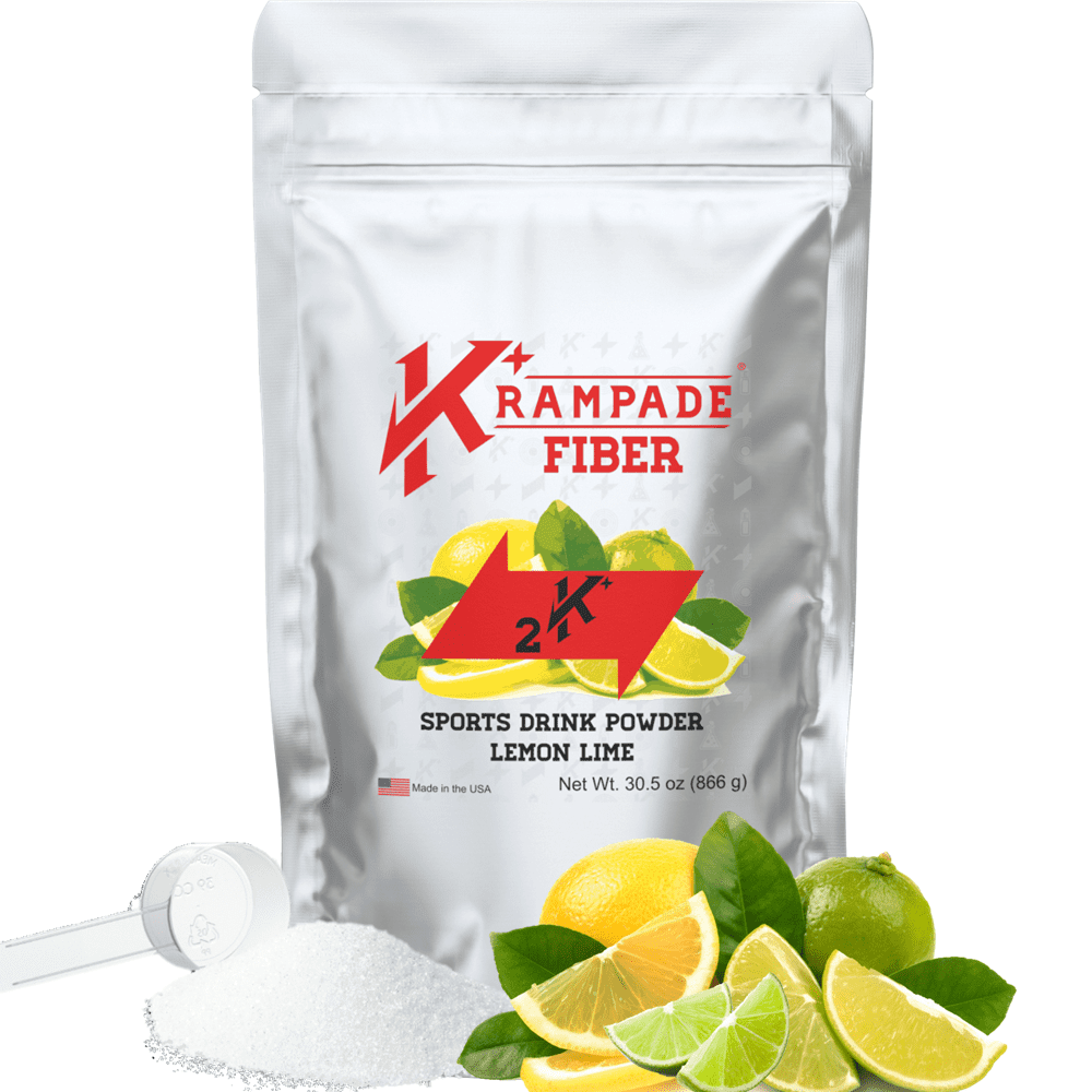 Krampade Fiber Supplement Electrolyte Powder-9g Prebiotic Fiber+2000mg ...