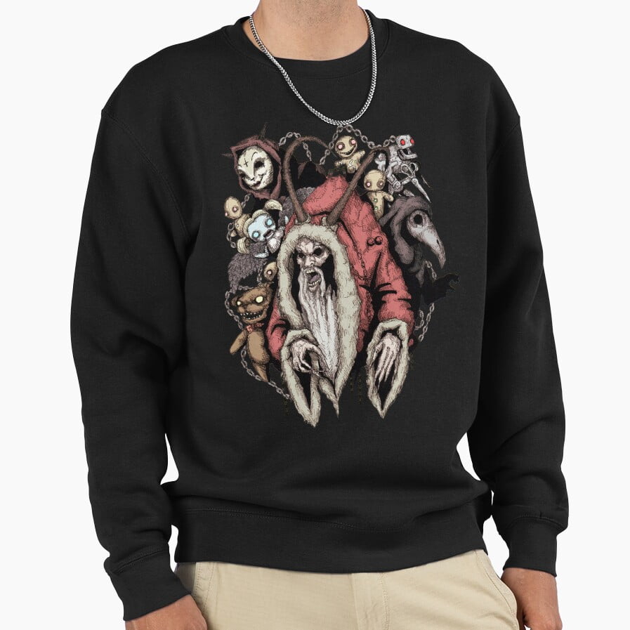 Krampus 2.0 Horror Christmas Demon Retro Aesthetic Graphic Vintage Unisex Sweatshirt G1288, Up ...