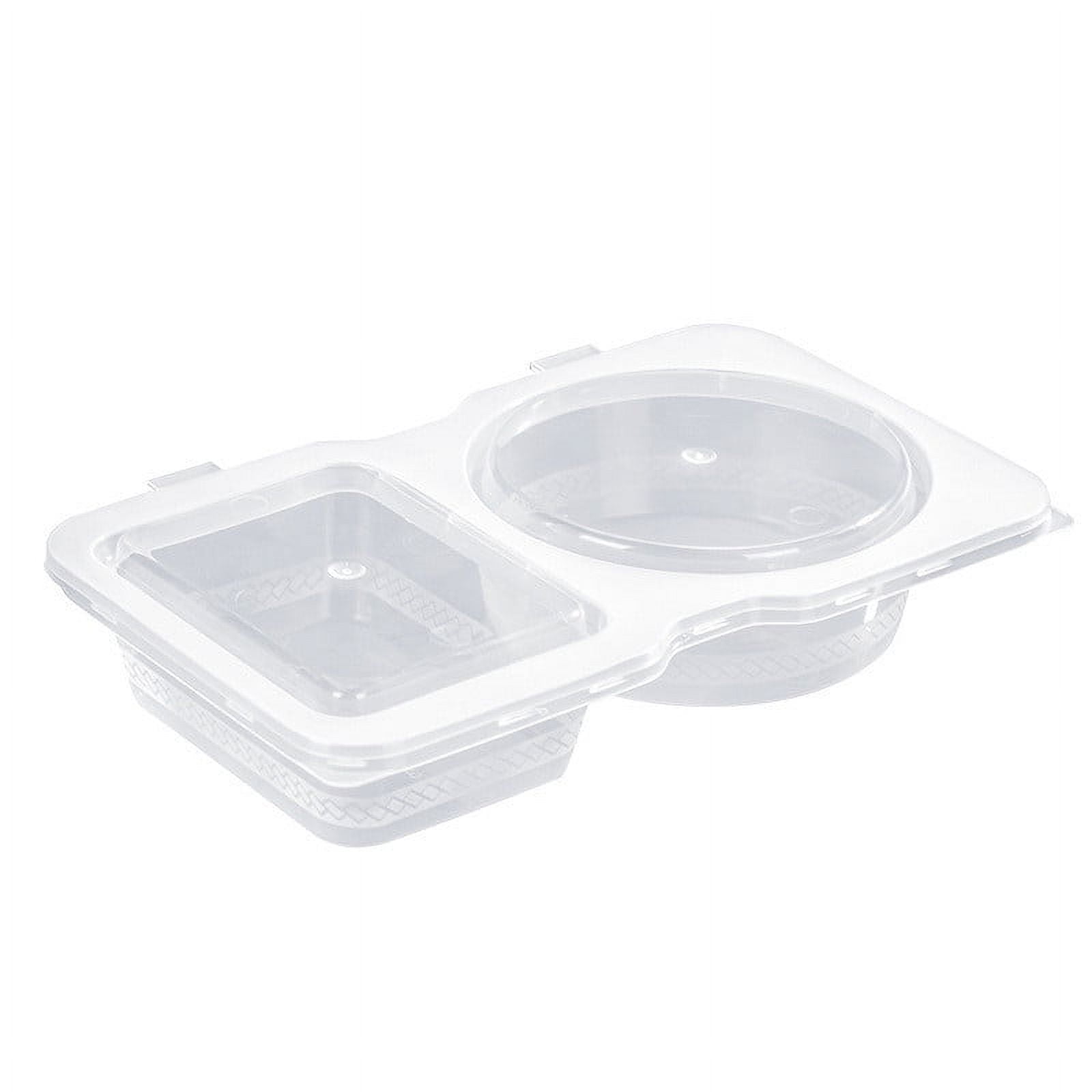 Kraoden 50 Pcs Double Compartment Condiment Container Double Condiment ...