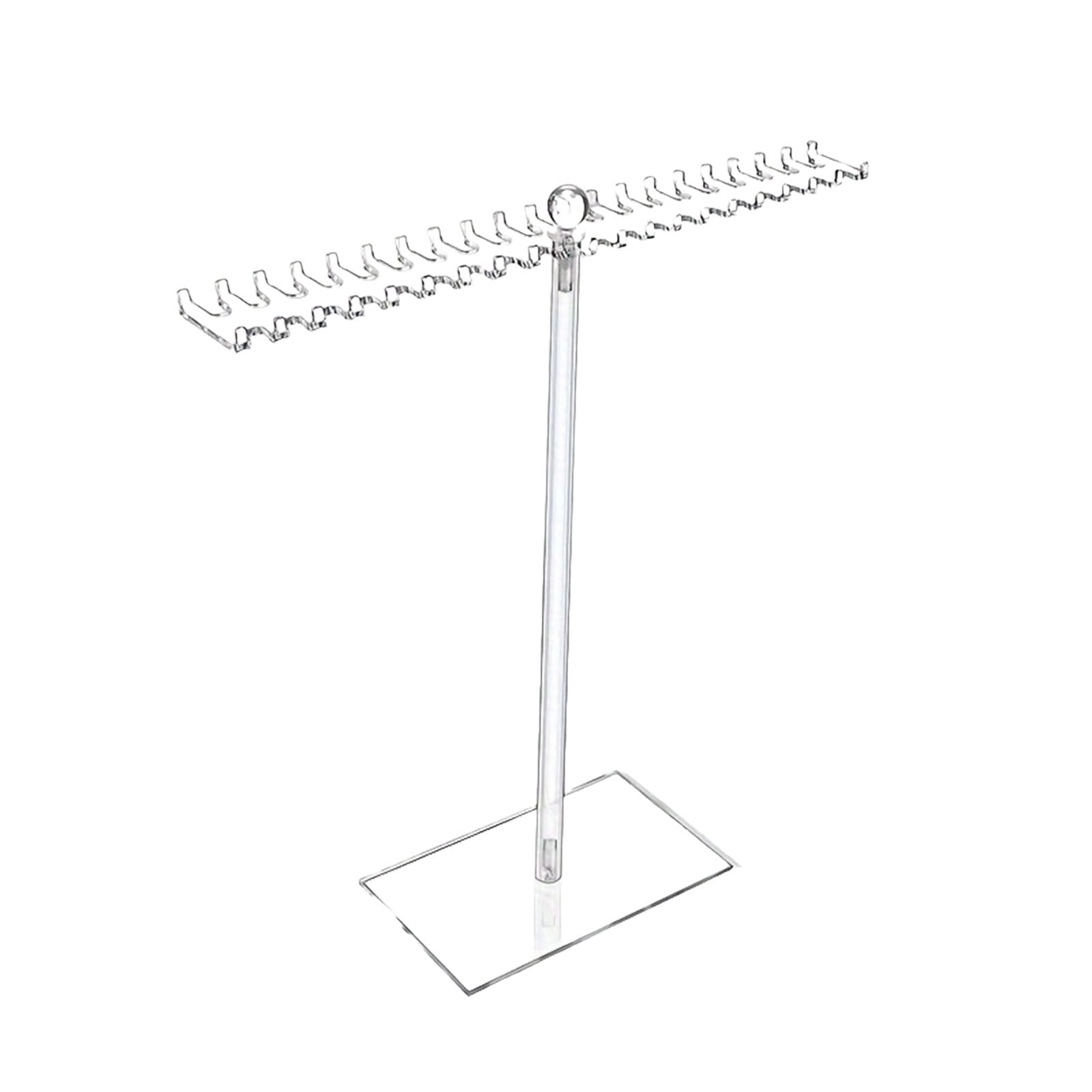 Kraoden Acrylic Necklace Organizer, Clear Necklace Holder Stand ...