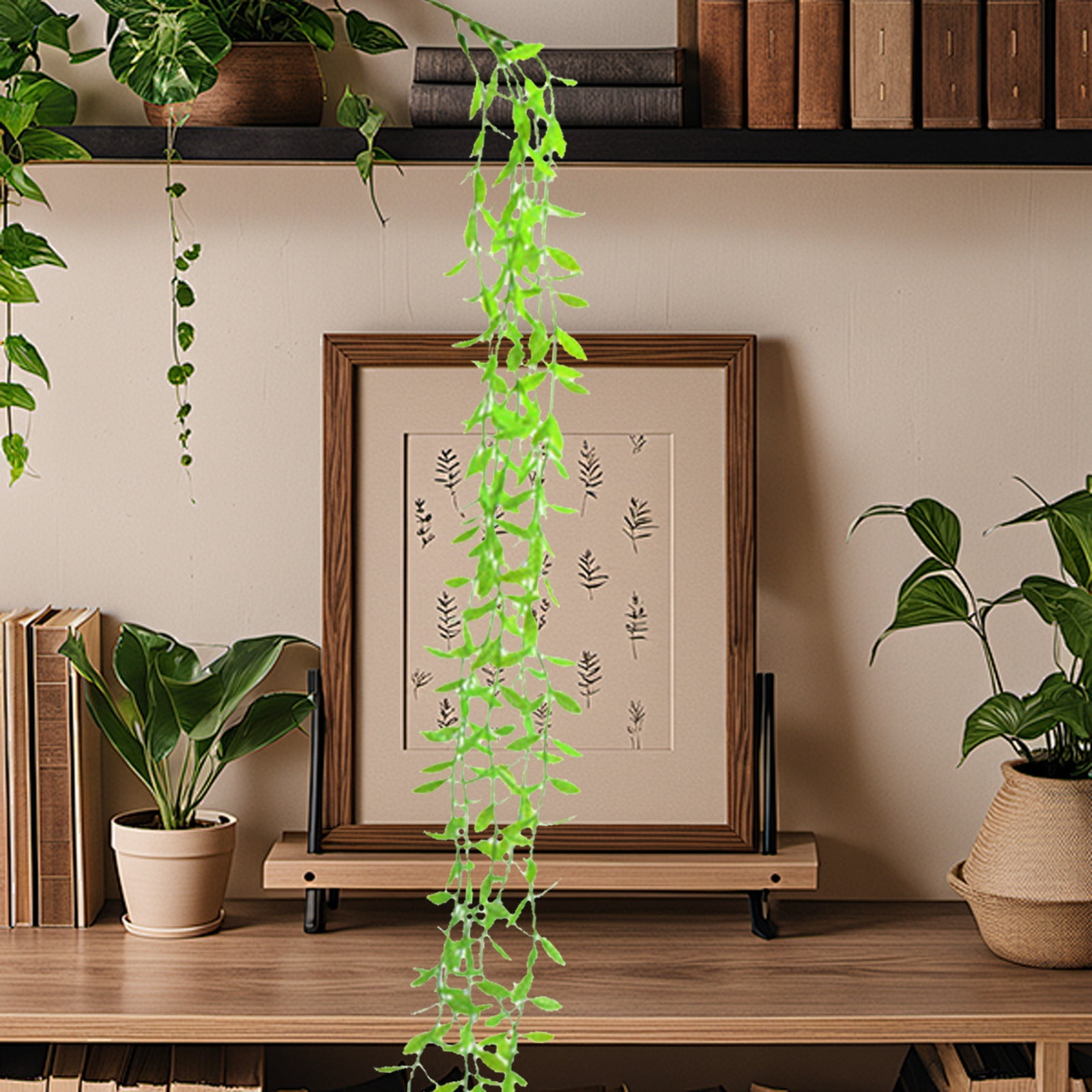 Kraoden Artificial Hanging Wicker Wall Decor, Realistic Imitation ...