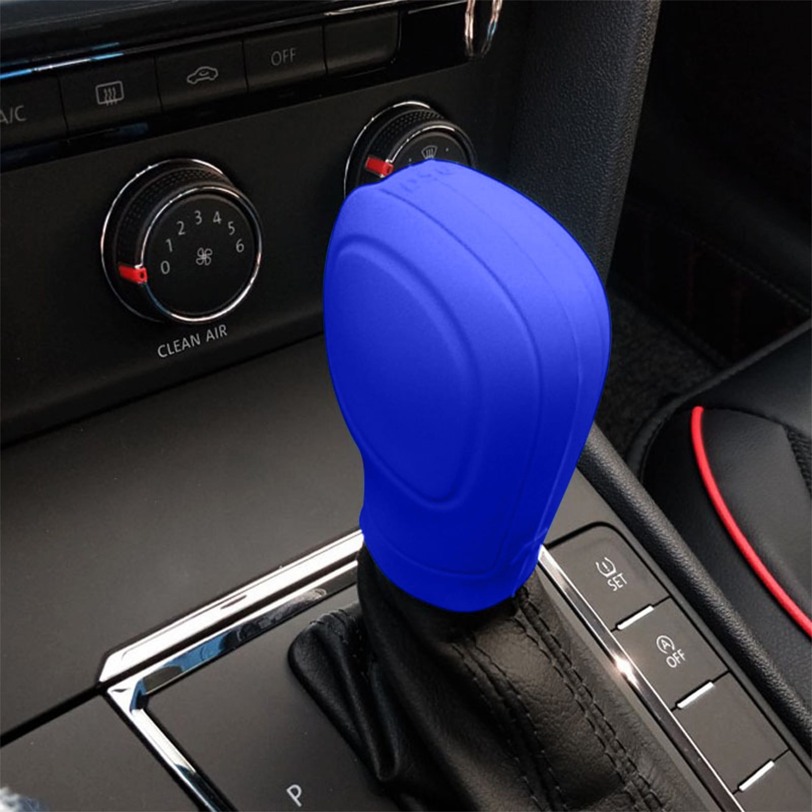 Kraoden Car Gear Shifter Knob Cover, Elastic Silicone Car Automatic ...