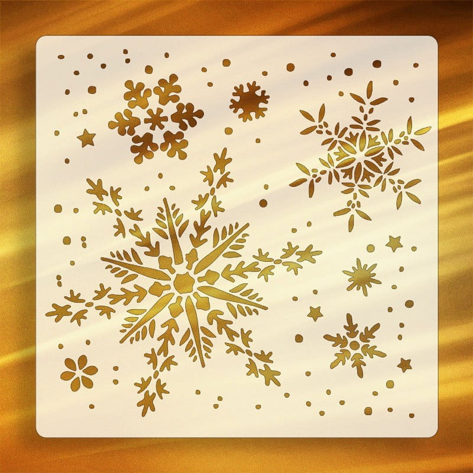 Kraoden Christmas Snowflake Stencils Template, Snowflake Stencils for ...