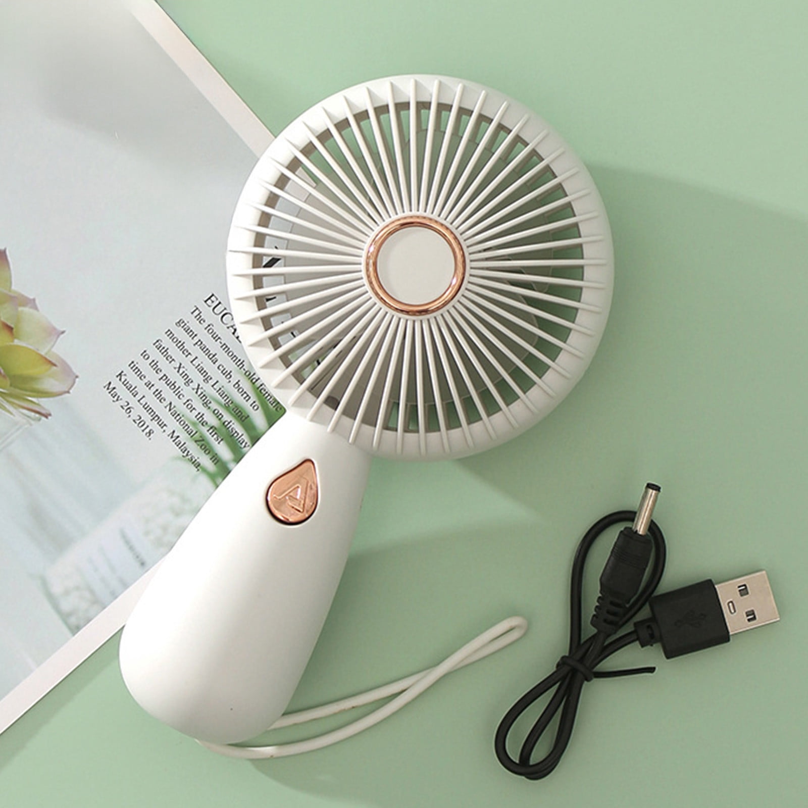 Kraoden Handheld Portable Fast Charging Mini Travel Fan Silent Pocket ...