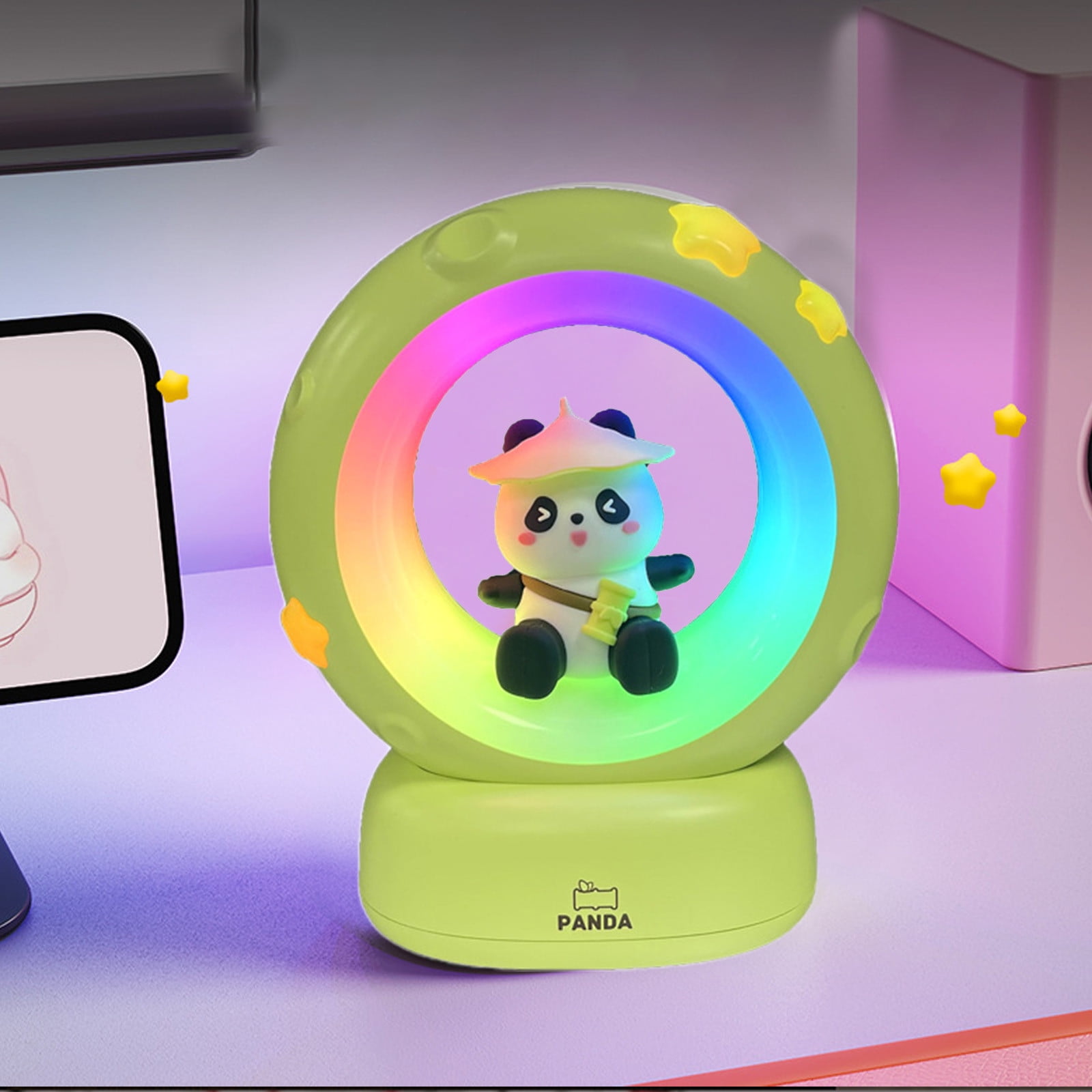 Kraoden Night Light Patting Lamp, Bedside Ornaments Sleep Ambient Light ...