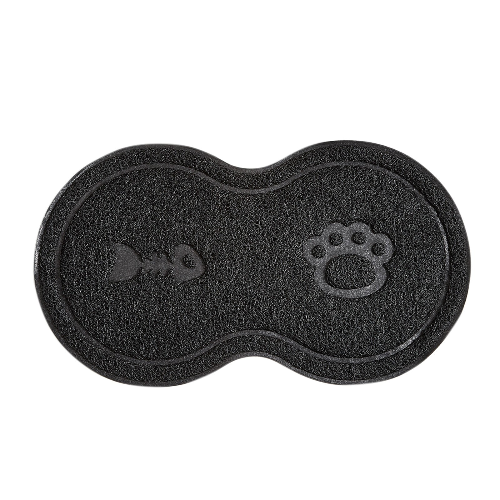 Kraoden Pet Mat Cats Bowl Mat PVC Watersafe Non Slip Cats Litter Mat ...