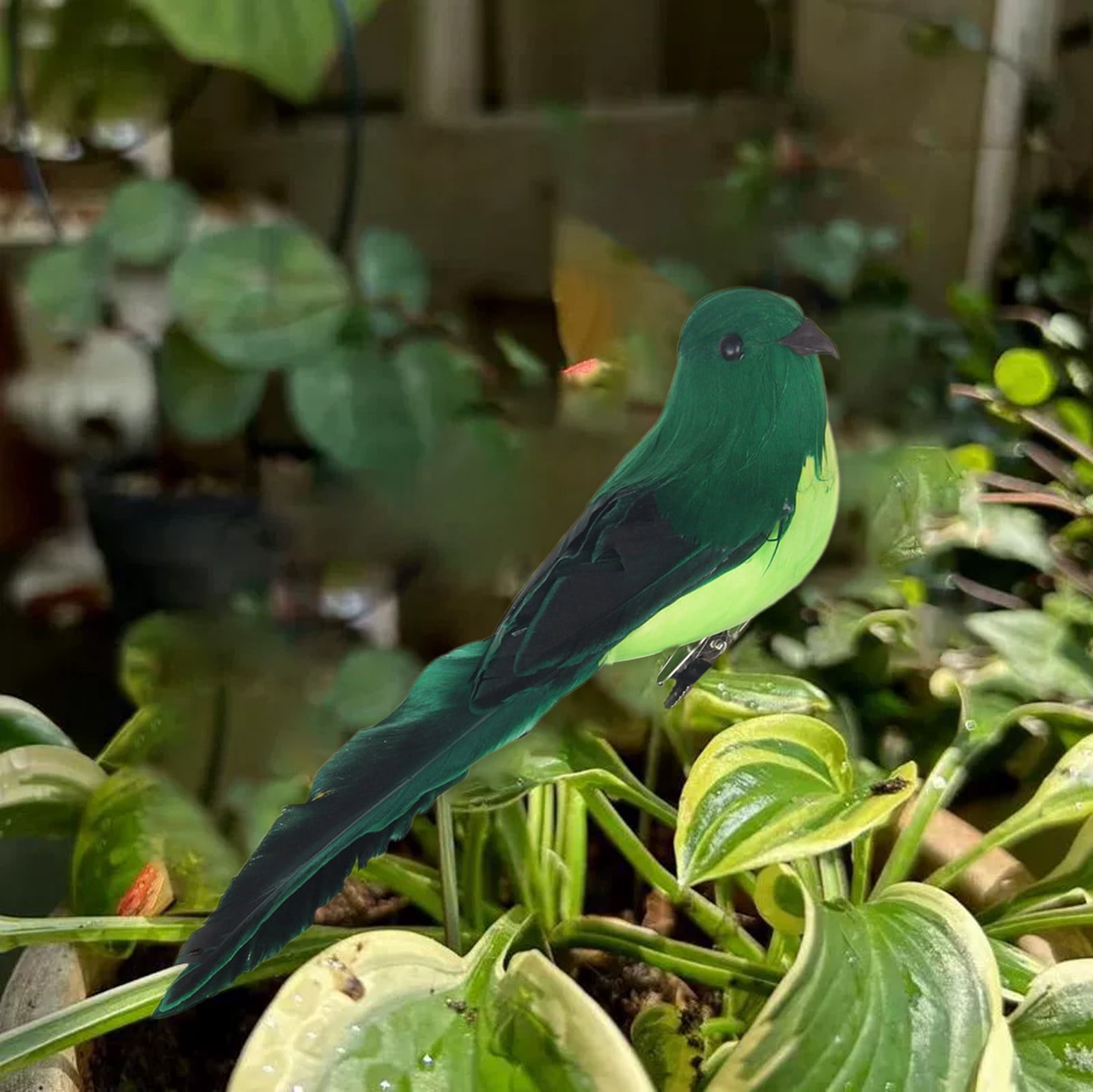 Kraoden Realistic Foam Bird Garden Decoration Outdoor Iron Bird ...