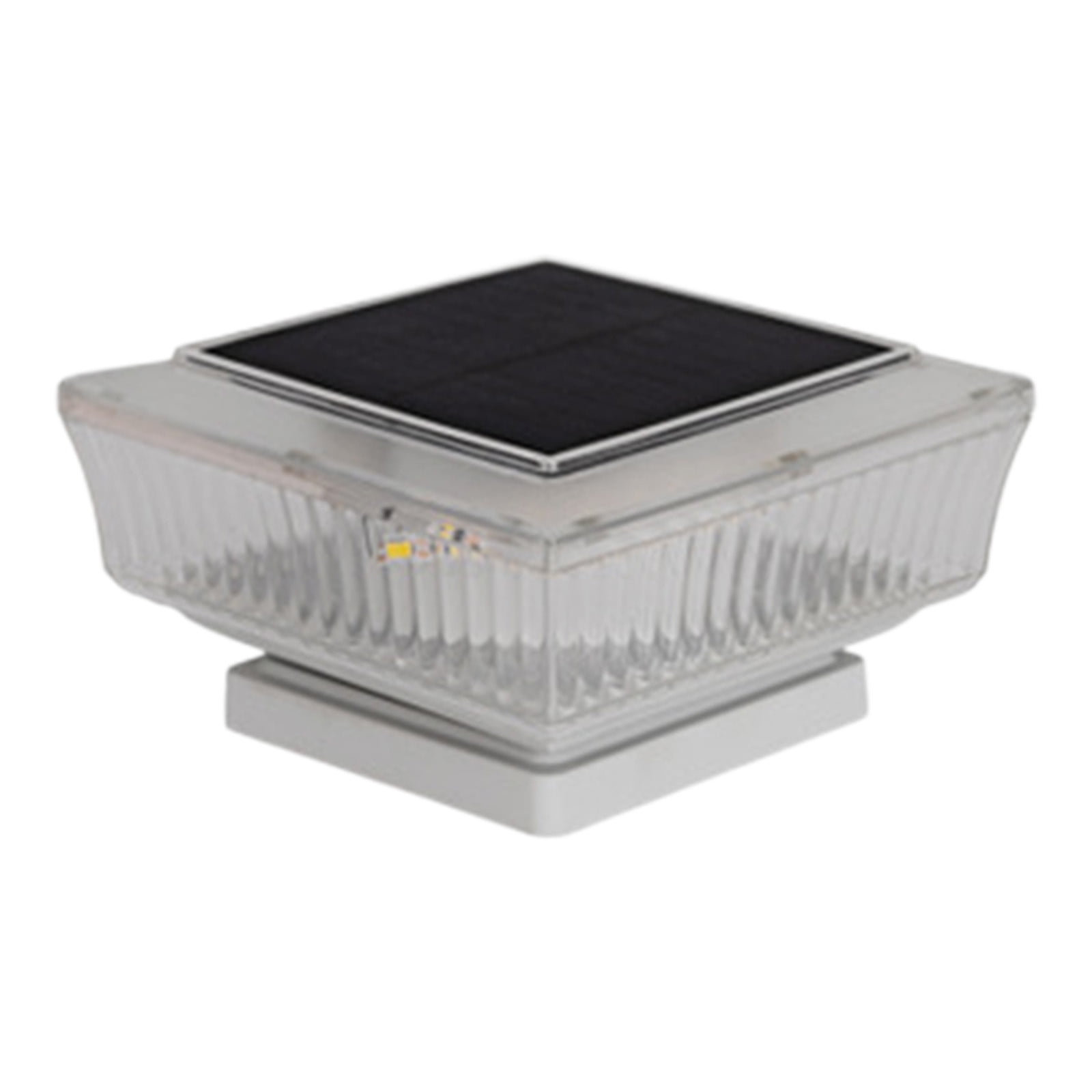 Kraoden Solar Powered IP65 Garden Fence Column Light, Durable ABS ...