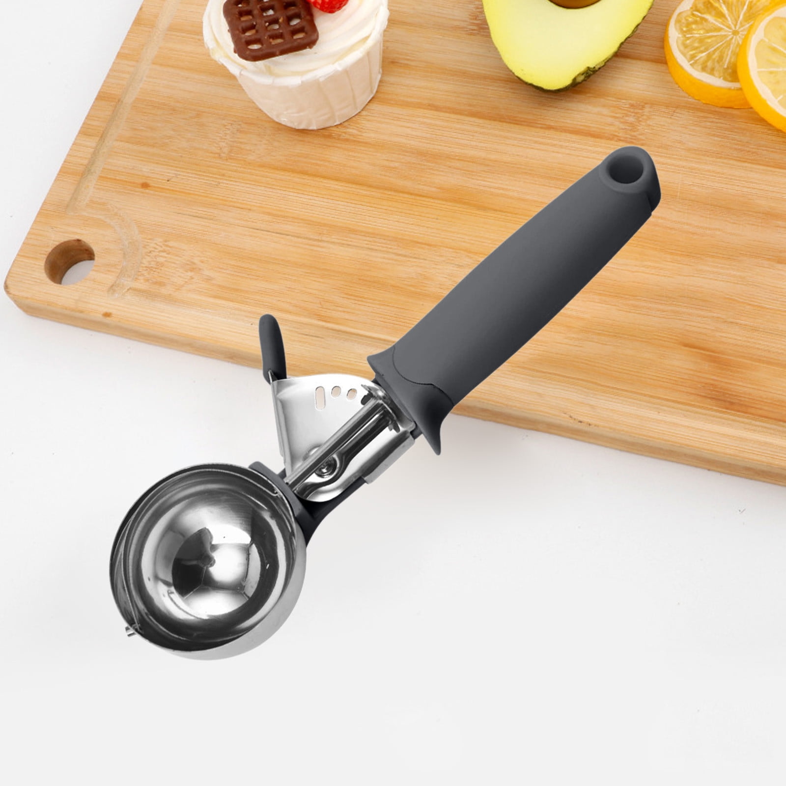 Kraoden Stainless Steel Ice Cream Scoop, Ergonomic Dessert Tool for Ice ...
