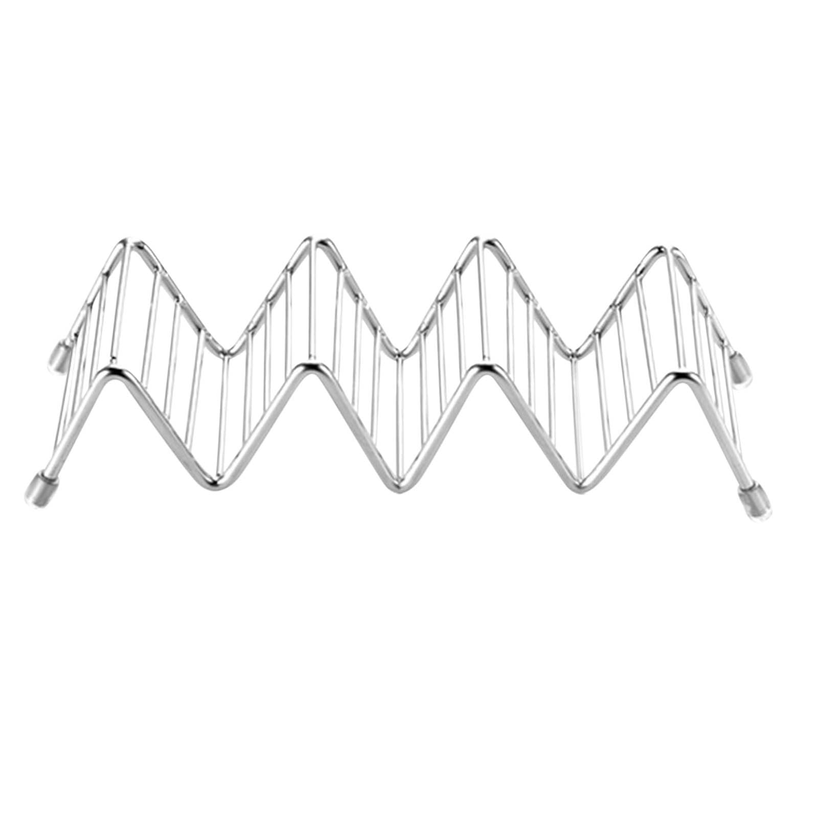 Kraoden Stainless Steel Taco, Rustproof Taco Rack Holds Up To Tacos ...