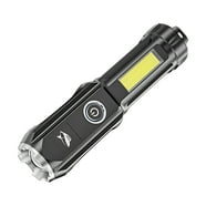 Portable 9 LED Glow in Dark Flashlights 4 Pack Rubber Coated Small ...