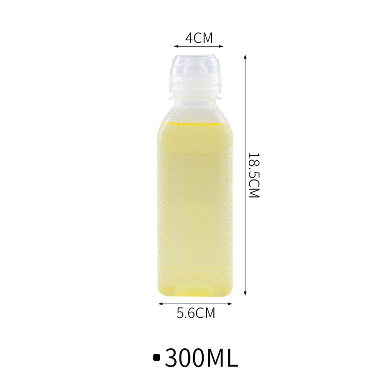 Kraoden Transparent Plastic Squirt Condiment Bottles with Mark for ...