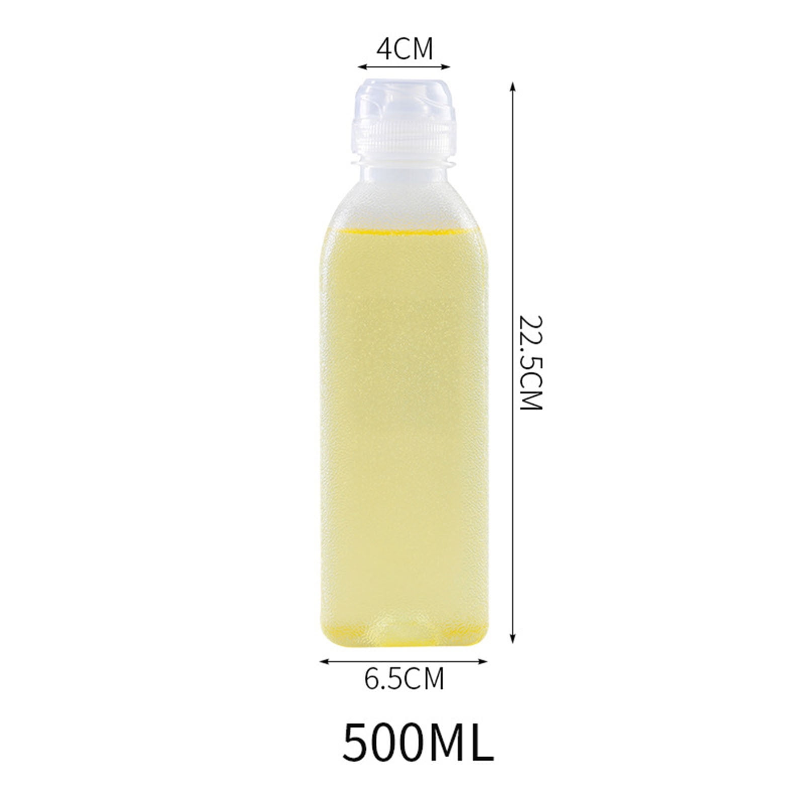 Kraoden Transparent Plastic Squirt Condiment Bottles with Mark for ...
