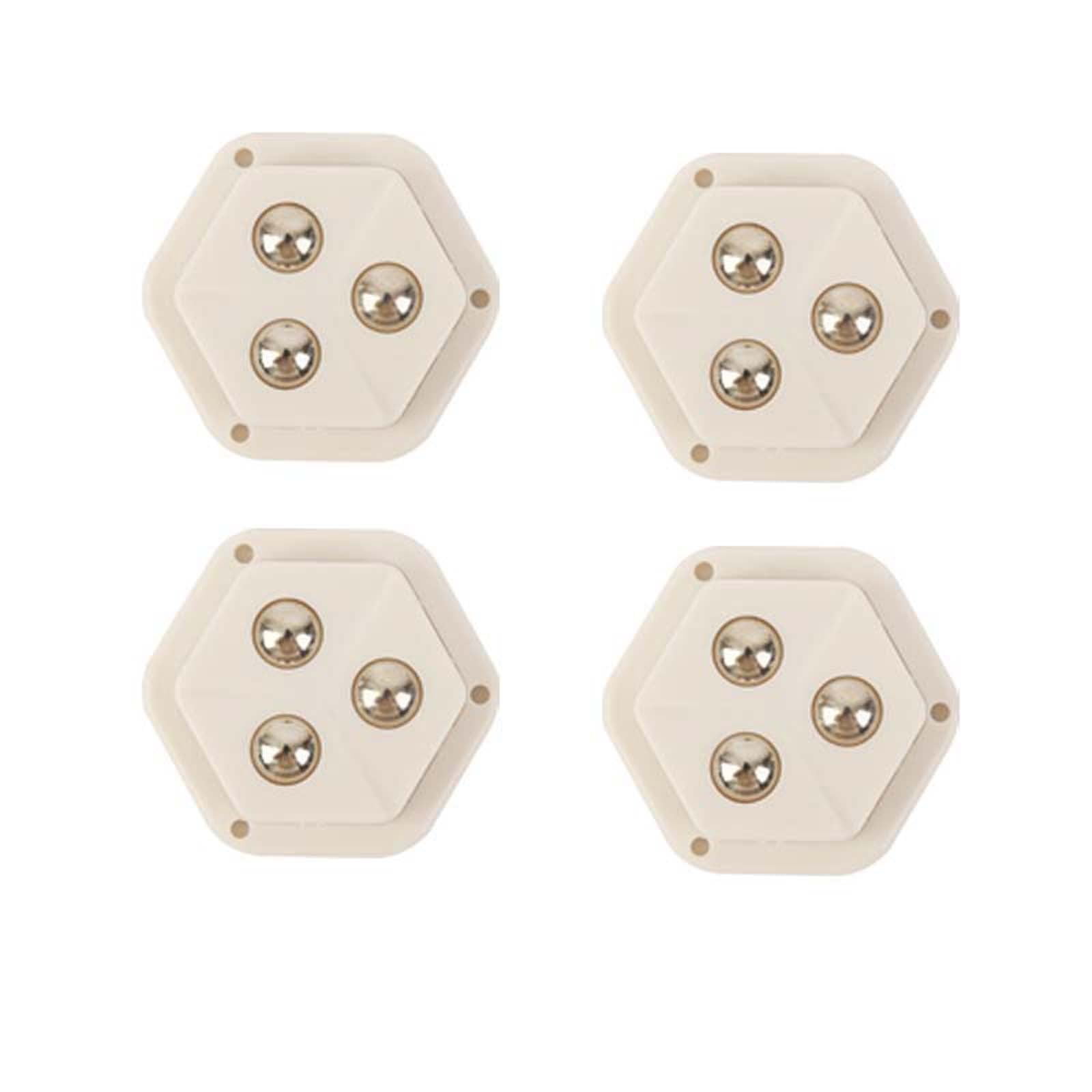 Kraoden Universal Paste Three-bead Pulley A Set Of 4 Adhesive Universal ...