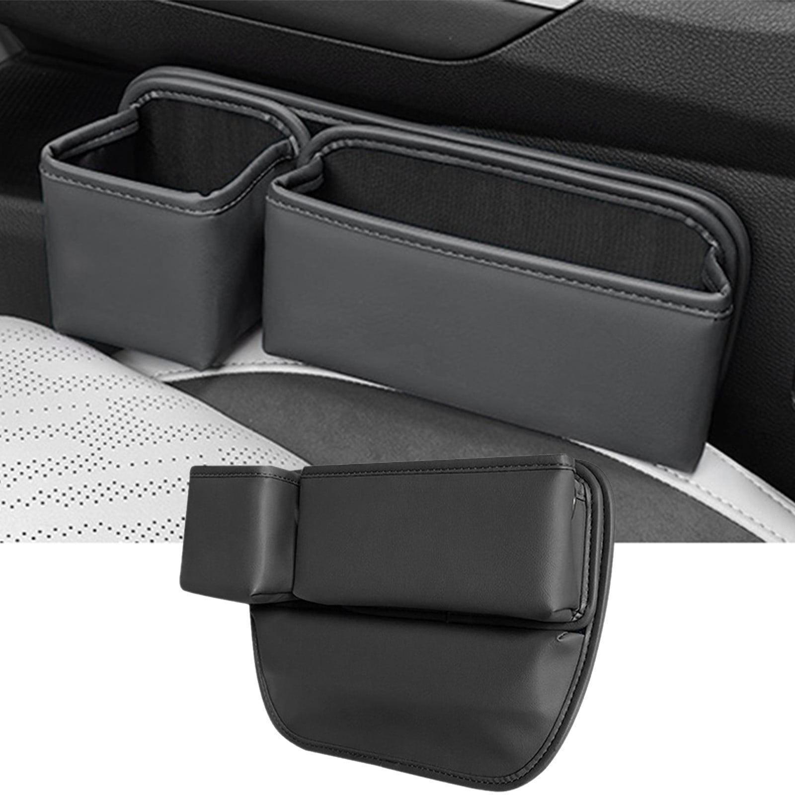Kraoden Vehicle Attachable Organizer, Seat Center Seam Storage Bag with ...