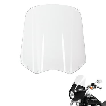 Emgo Venom Mini Cafe Black Fairing Windshield 5.75" Headlight Opening ...