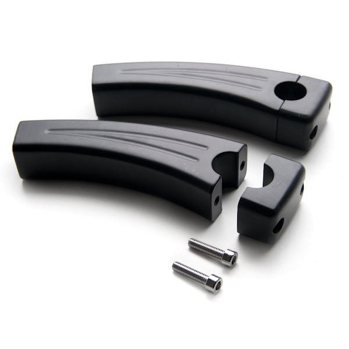 Krator 5.5" Black Bike Handlebar Pullback Risers 7/8" Compatible with ...