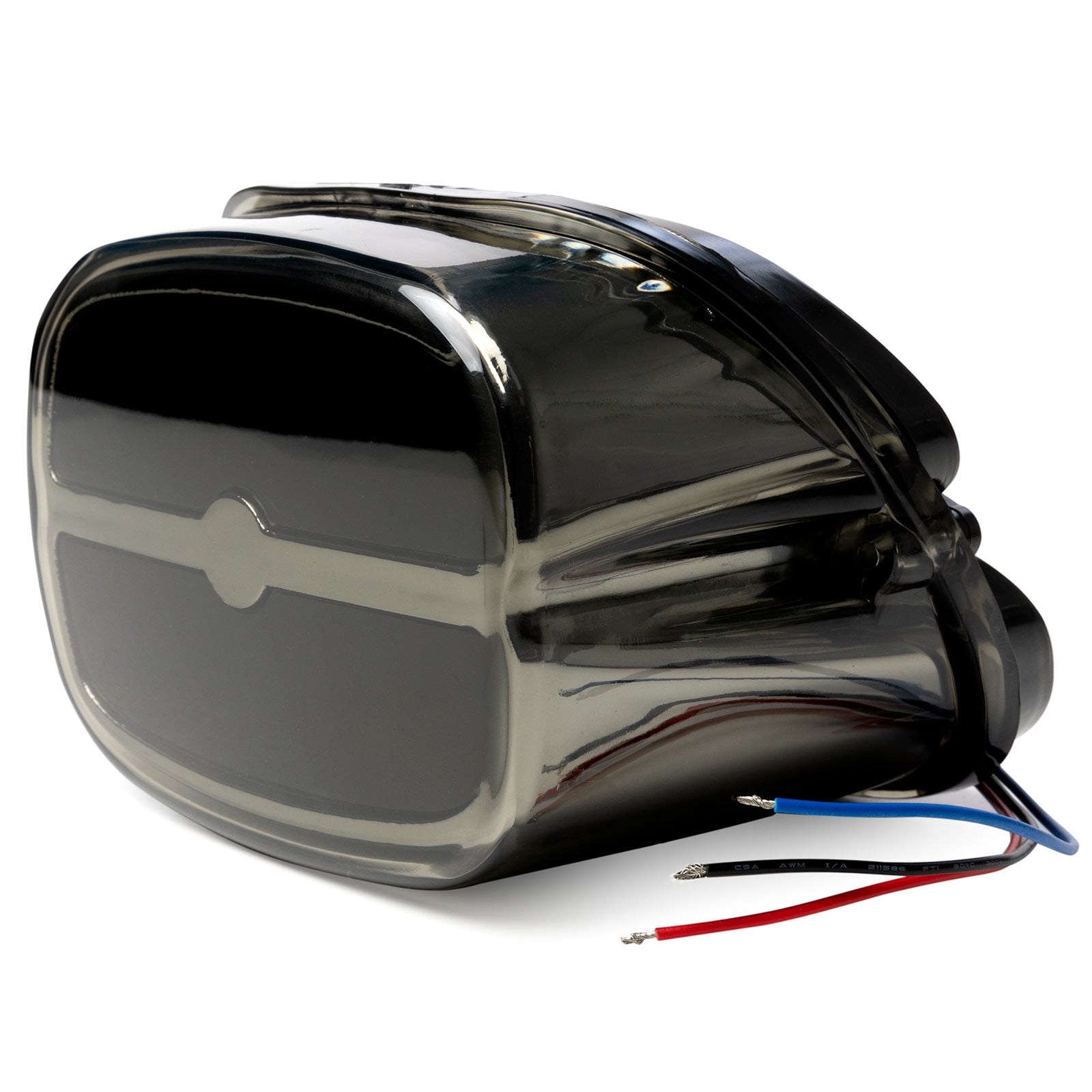 Krator Bar Taillight w/ Smoke Lens & Chrome Housing - Brake/Running ...