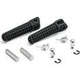 Krator Black Front Foot Rest Pegs Compatible with Yamaha YZF R1 R6 R6S ...