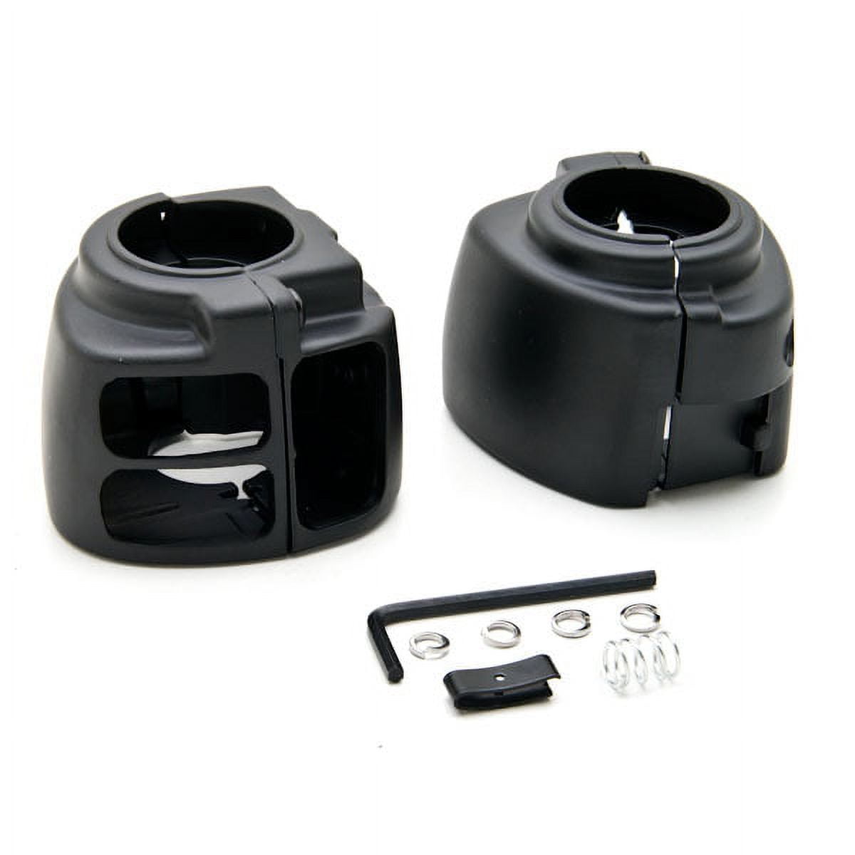 Krator Black Switch Housings Compatible with Harley Davidson Sportster ...