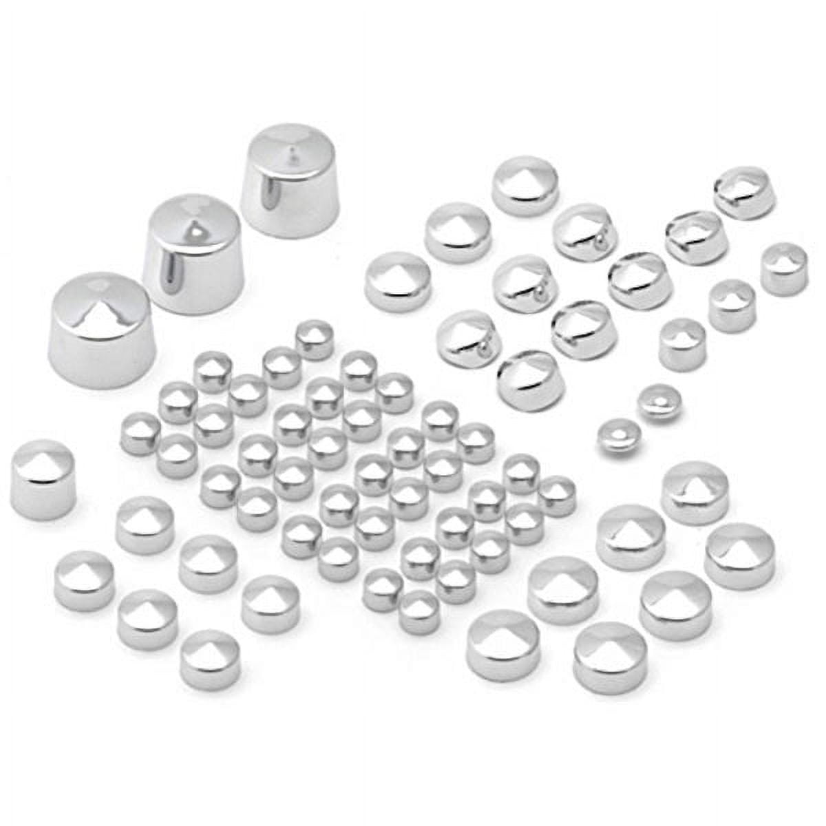 Krator Chrome Bolts Toppers Covers Compatible with 2000-2006 Harley ...