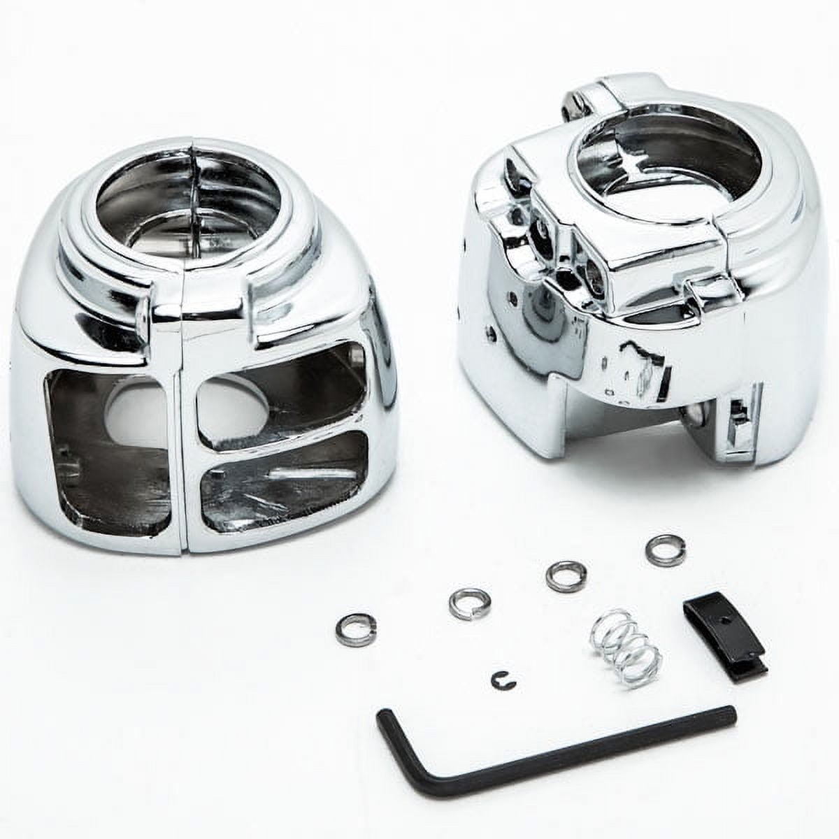 Harley-Davidson Dyna Motorcycle Black/Chrome Switch Housing Cover ...