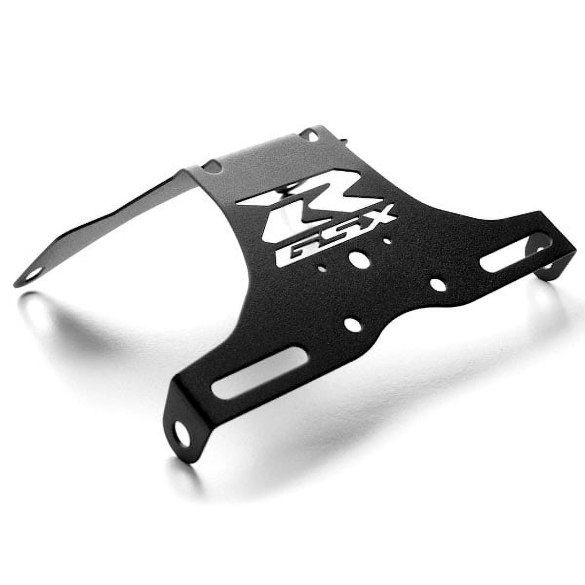 Krator Fender Eliminator Black Logo Plate Holder Compatible with Suzuki ...