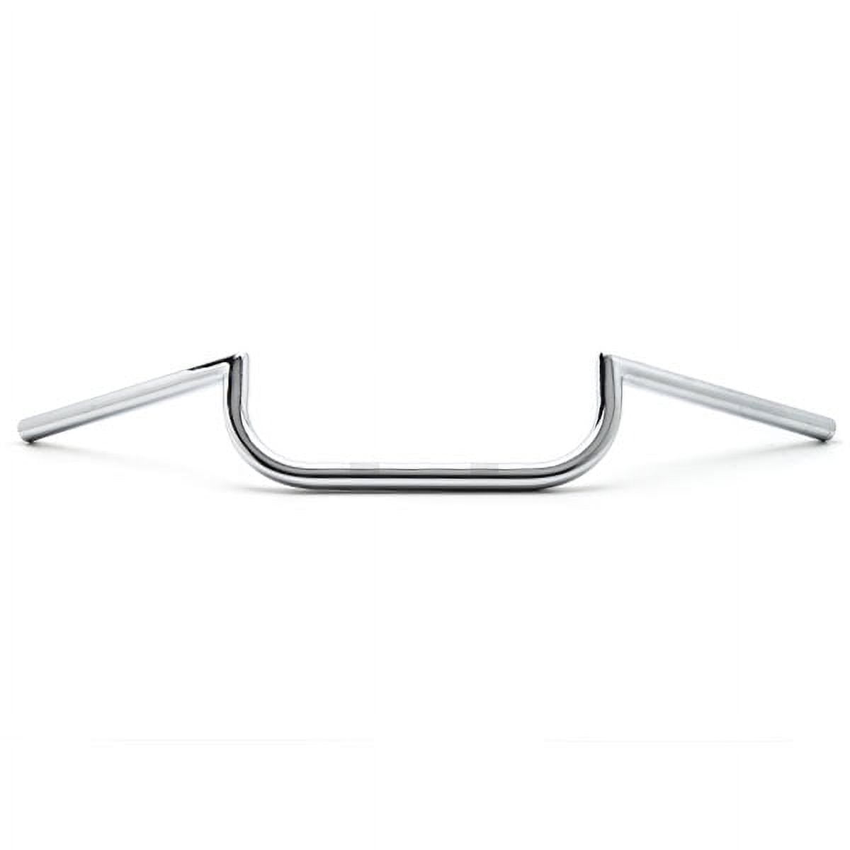 Krator Motorcycle Handlebar 7/8" Chrome Steel Cafe Racer Clubman Style ...