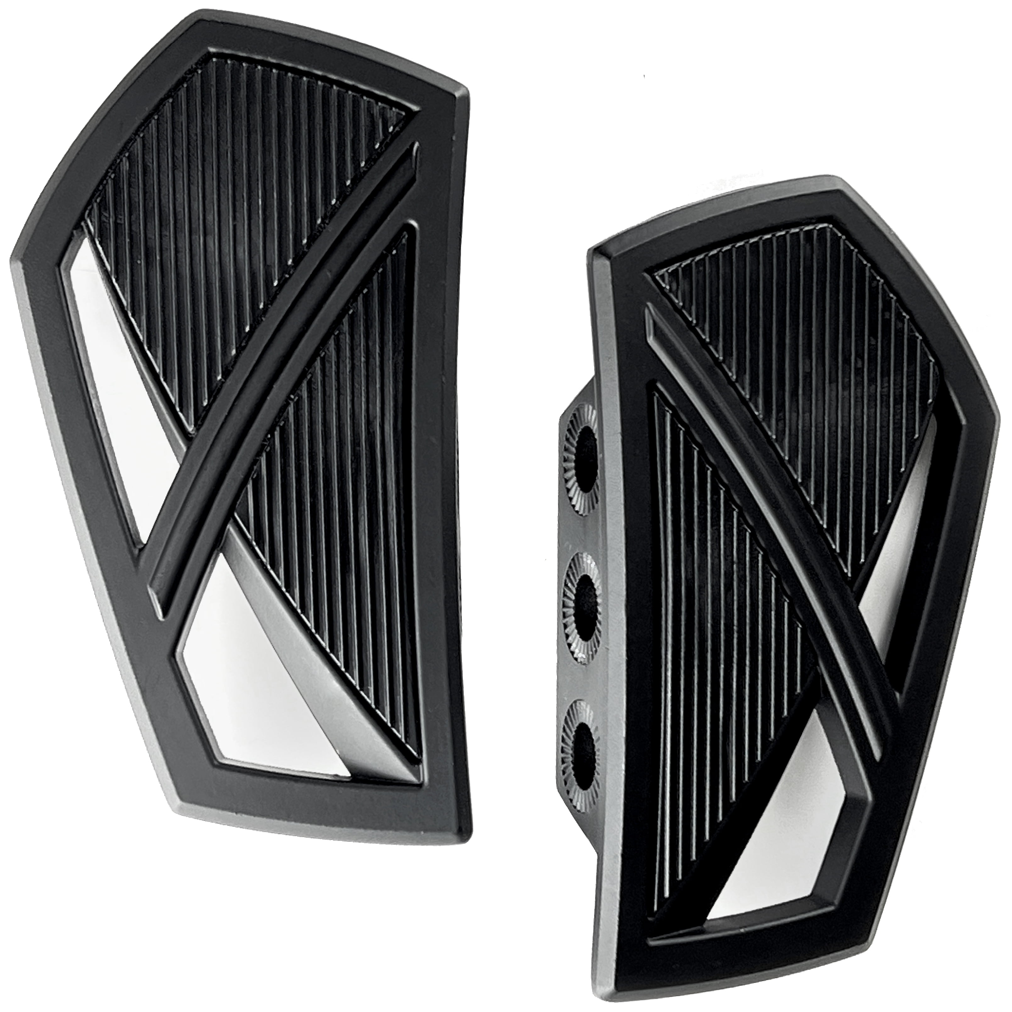 Krator Motorcycle Mini Floorboards, Compatible With Harley Davidson ...