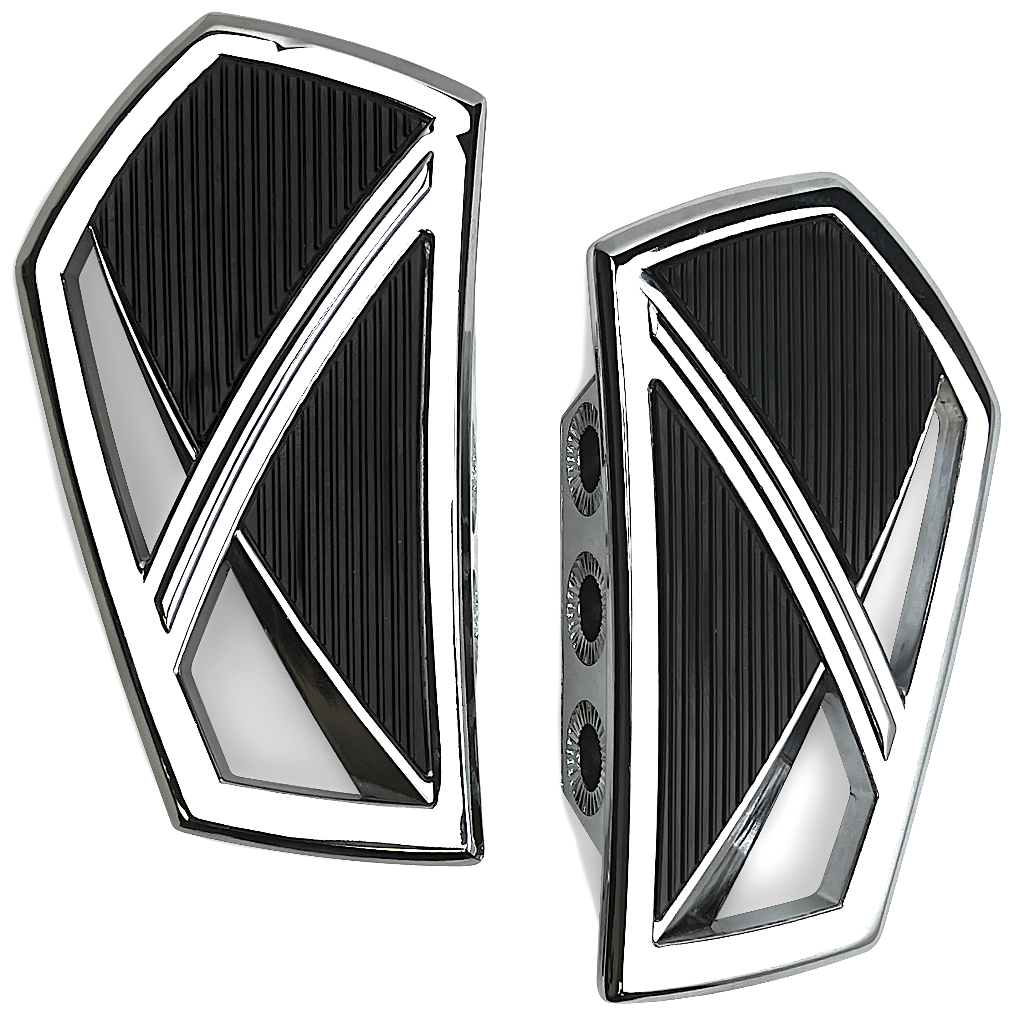 Krator Motorcycle Mini Floorboards, Compatible With Harley Davidson ...