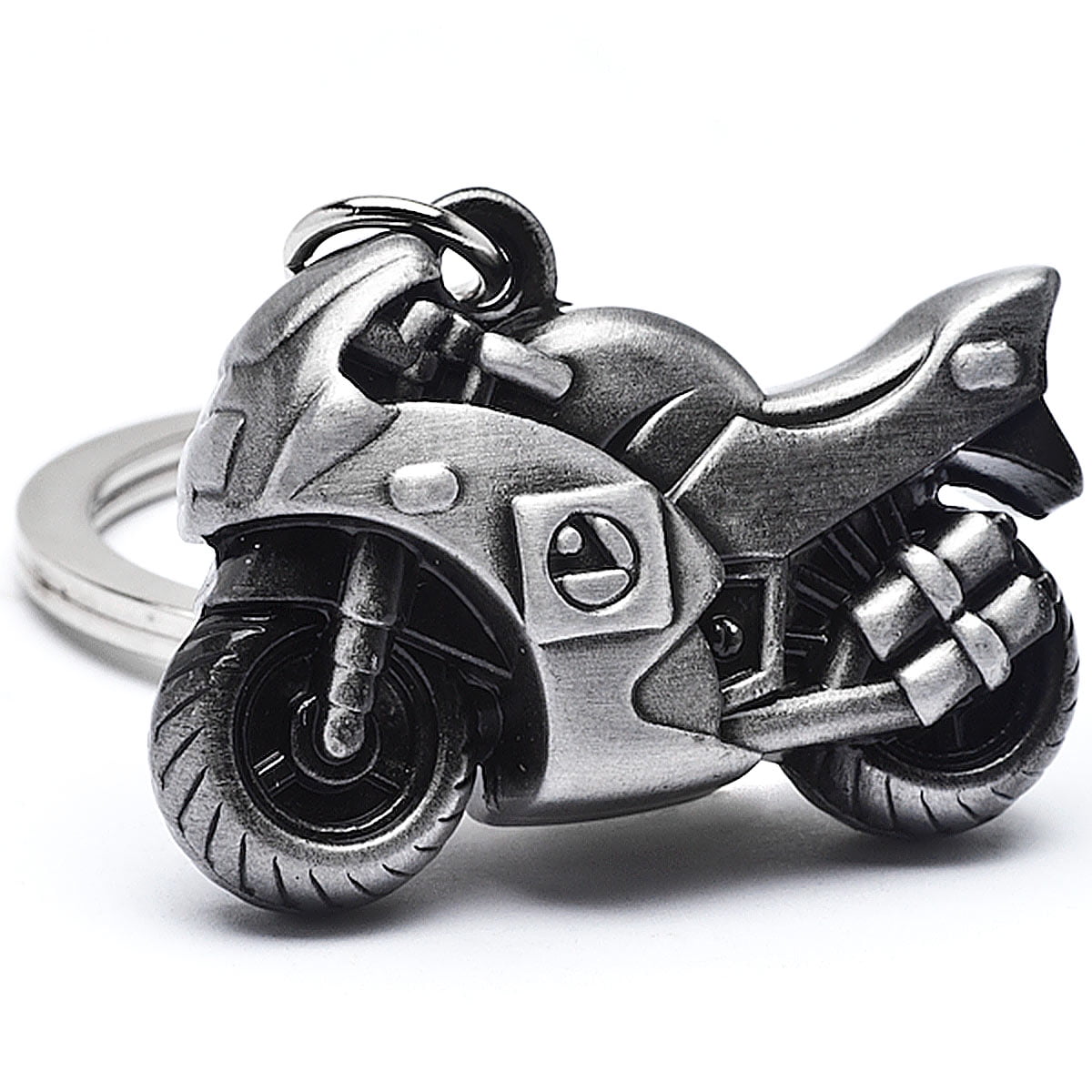 Krator New 3D Motorcycle Sportbike Street Bike Keychain Key Ring Chain ...
