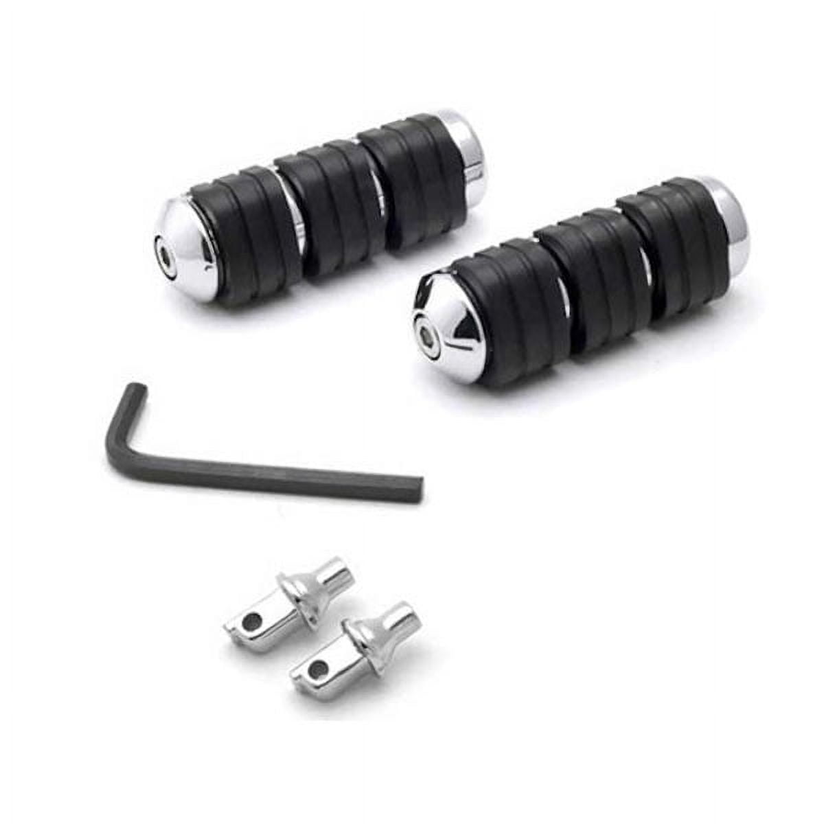 Krator Rear Foot Pegs Motorcycle Cruiser Footrests L & R Compatible ...