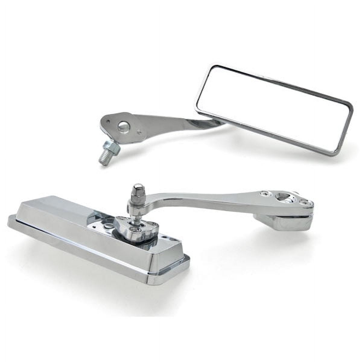 Krator Universal Motorcycle Cruiser Scooter Moped ATV Mirrors Chrome M8 ...