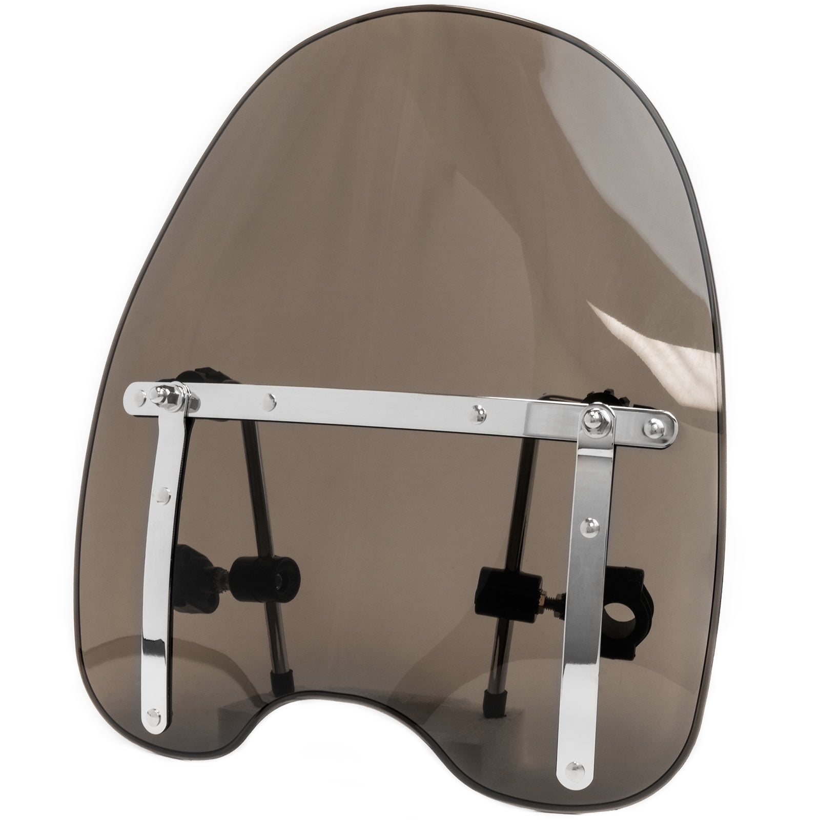 Krator Universal Smoke Motorcycle Windshield for 7/8" or 1" Handlebars ...