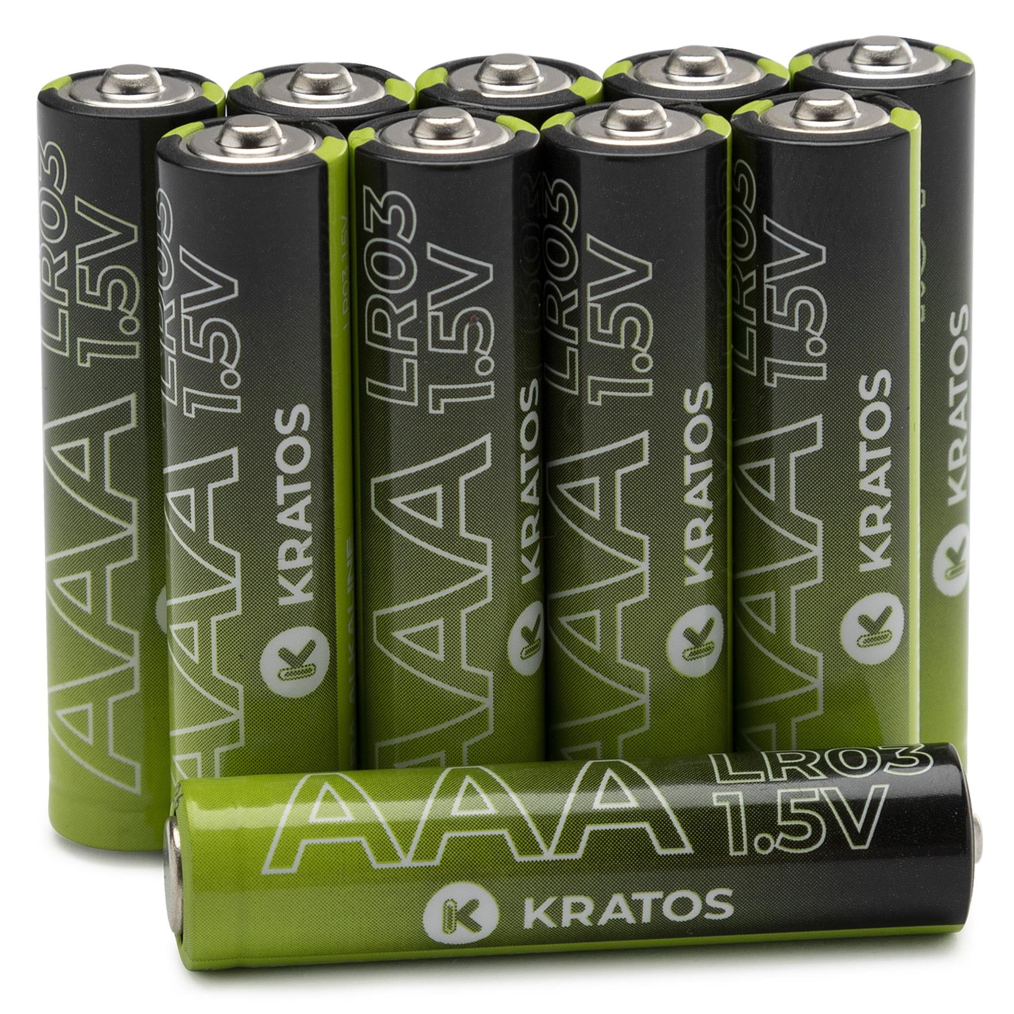 Kratos Power High-Performance Ultra Alkaline AAA Batteries (10-Pack ...