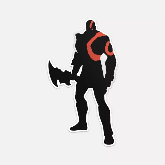 Kratos The God Of War Sticker Phone Decal Water Bottle Stickers Car ...